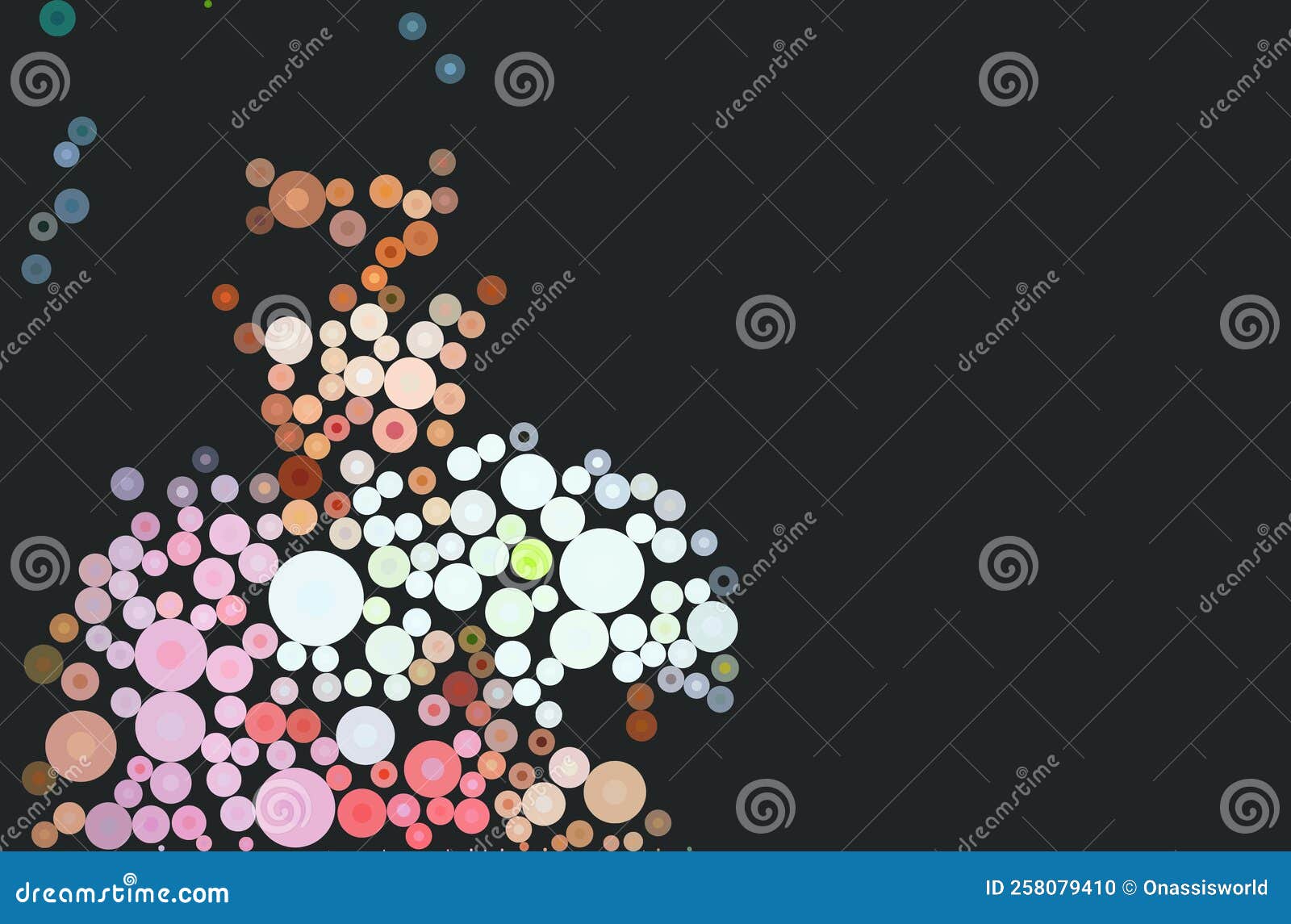 Bubbles Abstract Background Templates Stock Illustration - Illustration ...