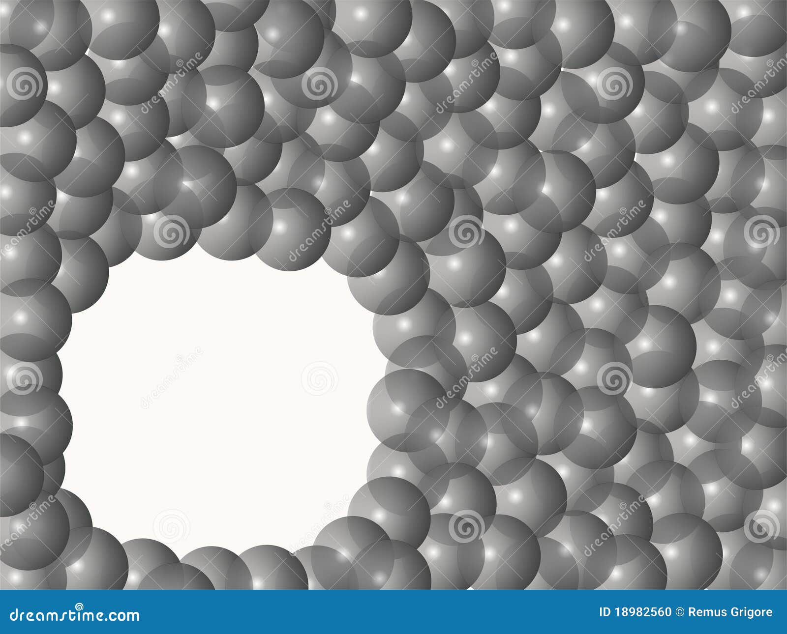 Bubbles Background with an Empty Space -cdr Format Stock Vector ...