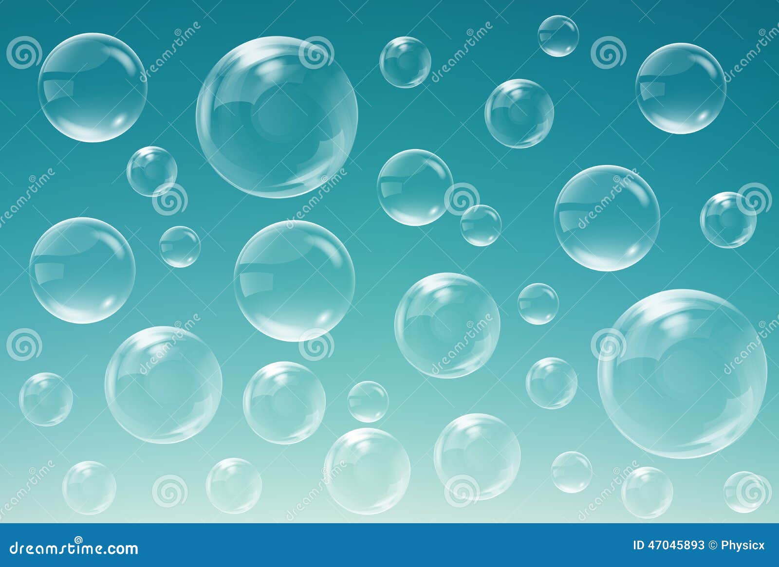 Bubbles Background Cartoon Vector | CartoonDealer.com #13241807