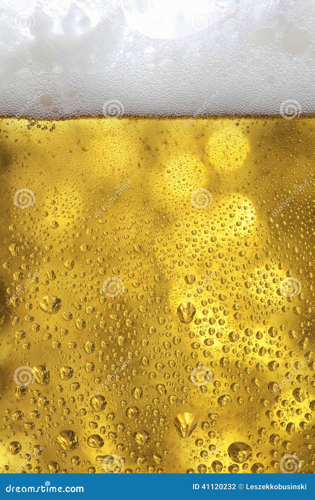 Bubbles in beer stock photo. Image of drunk, foam, thirst - 41120232