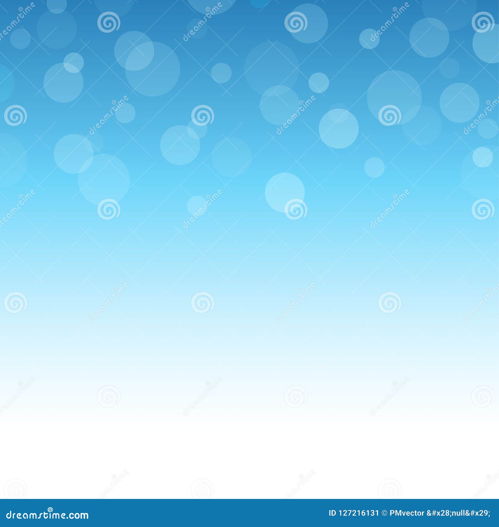 Bubbles with Blue Ocean Abstract Background Stock Illustration ...