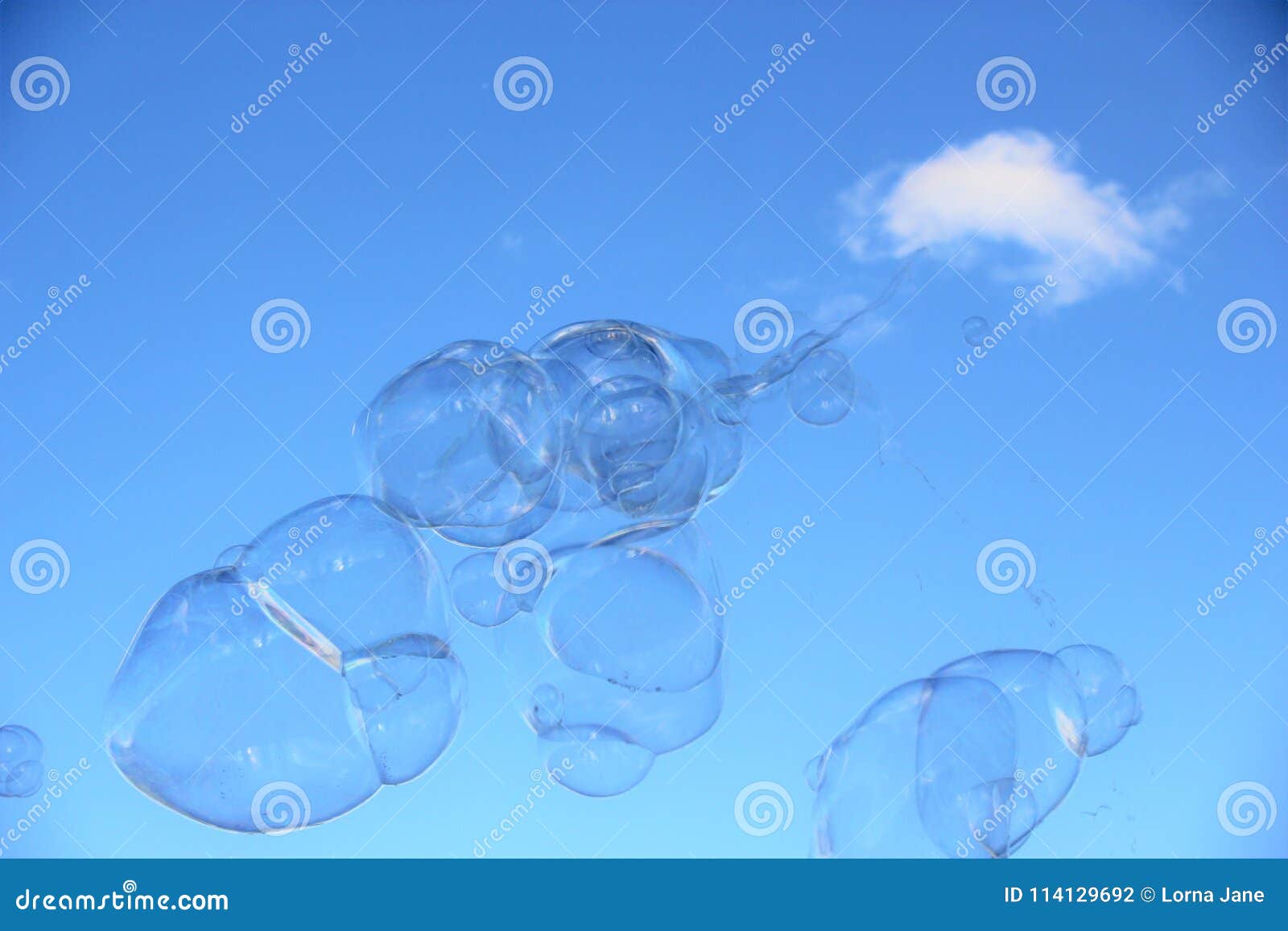 Bubbles Bubble Background Floats in Sky Modern Simple Abstract Design ...
