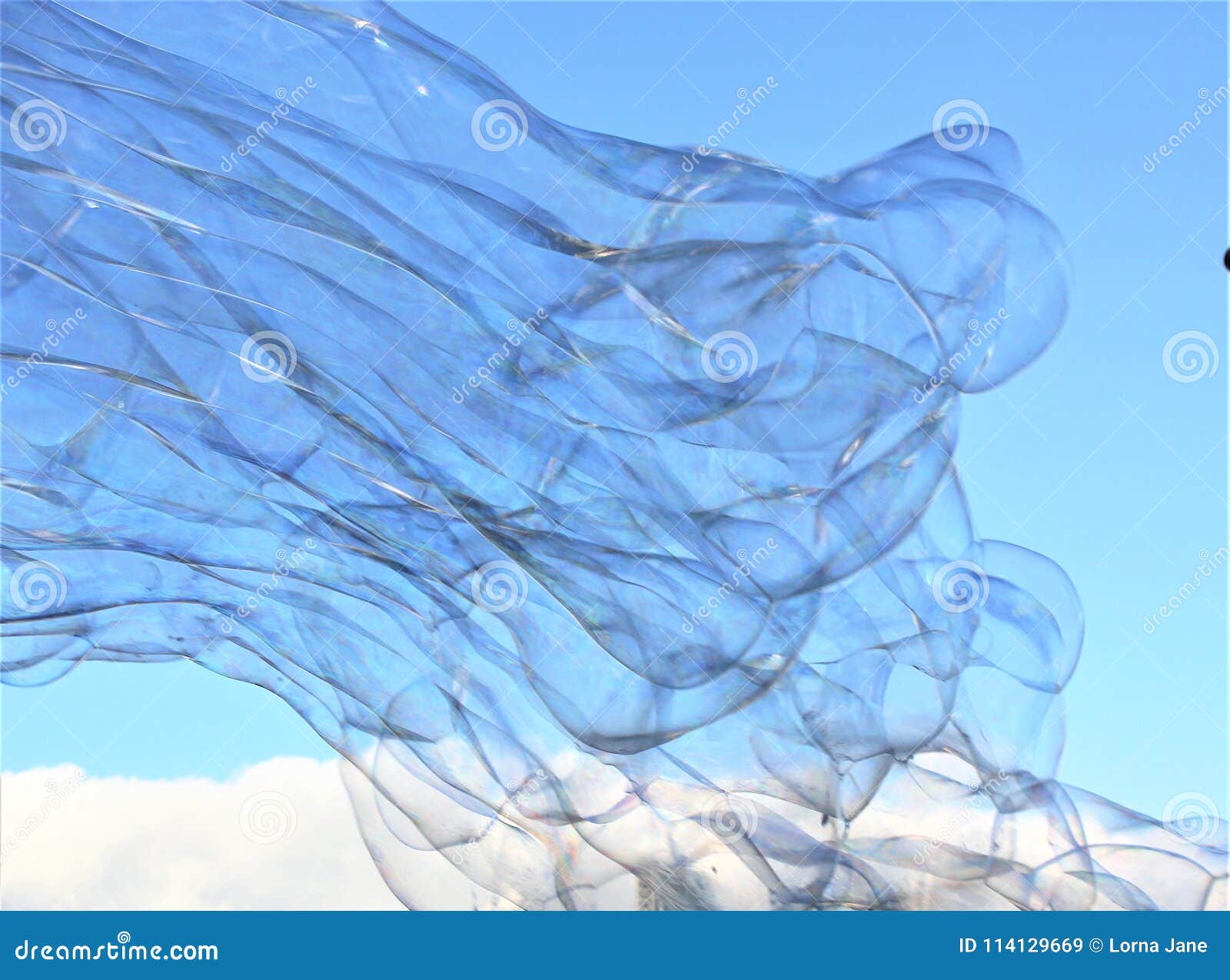 Bubbles Bubble Background Floats in Sky Modern Simple Abstract Design ...