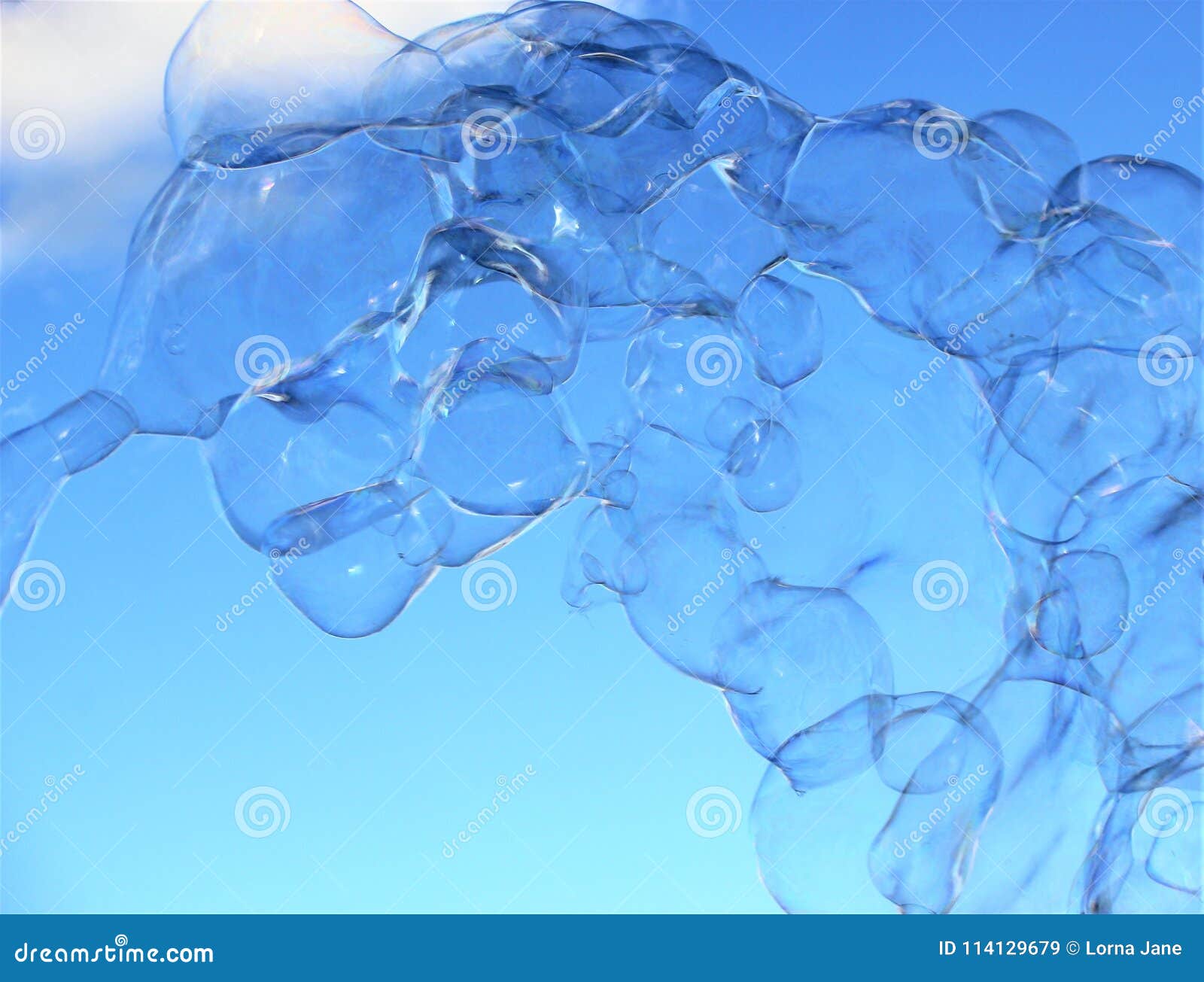 Bubbles Bubble Background Floats in Sky Modern Simple Abstract Design ...