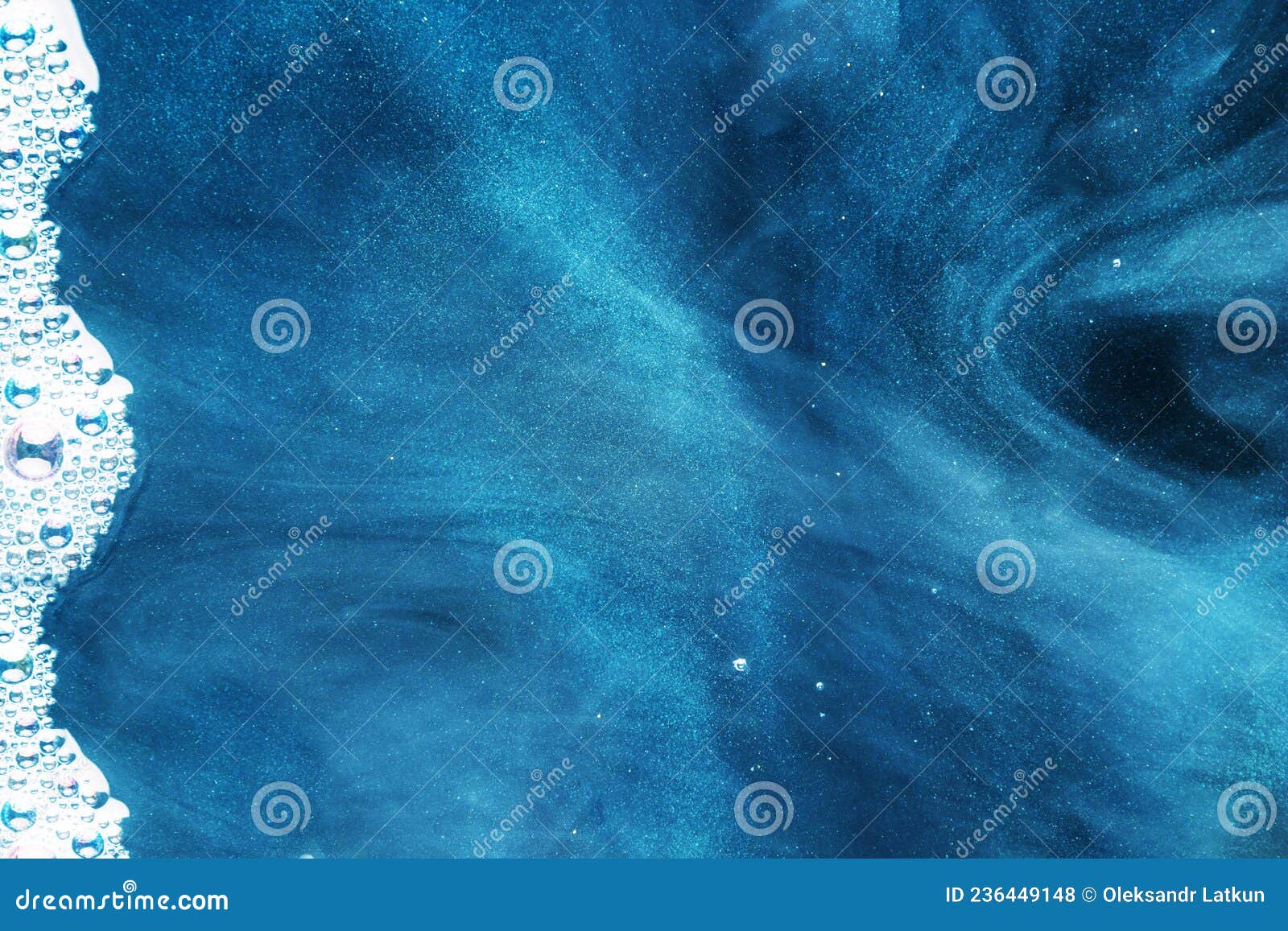 Bubbles Cerulean Water. High Quality Photo Stock Photo - Image of cold ...