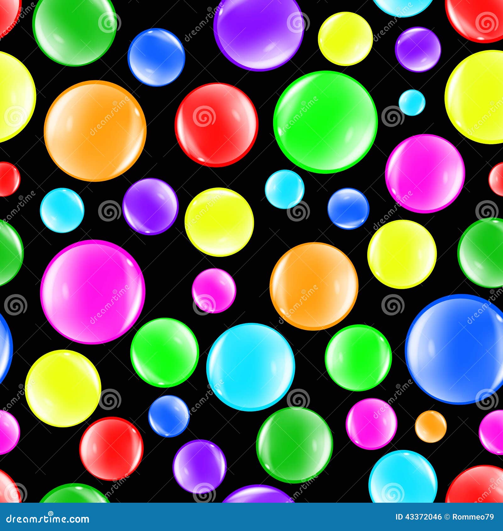 Bubbles Of Color Blend Together In A Beautiful Harmony Royalty-Free ...