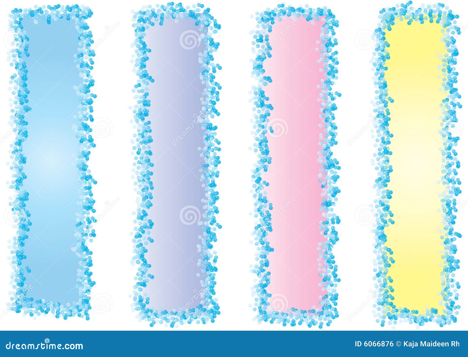 Bubbles colorful banners stock vector. Illustration of collection - 6066876