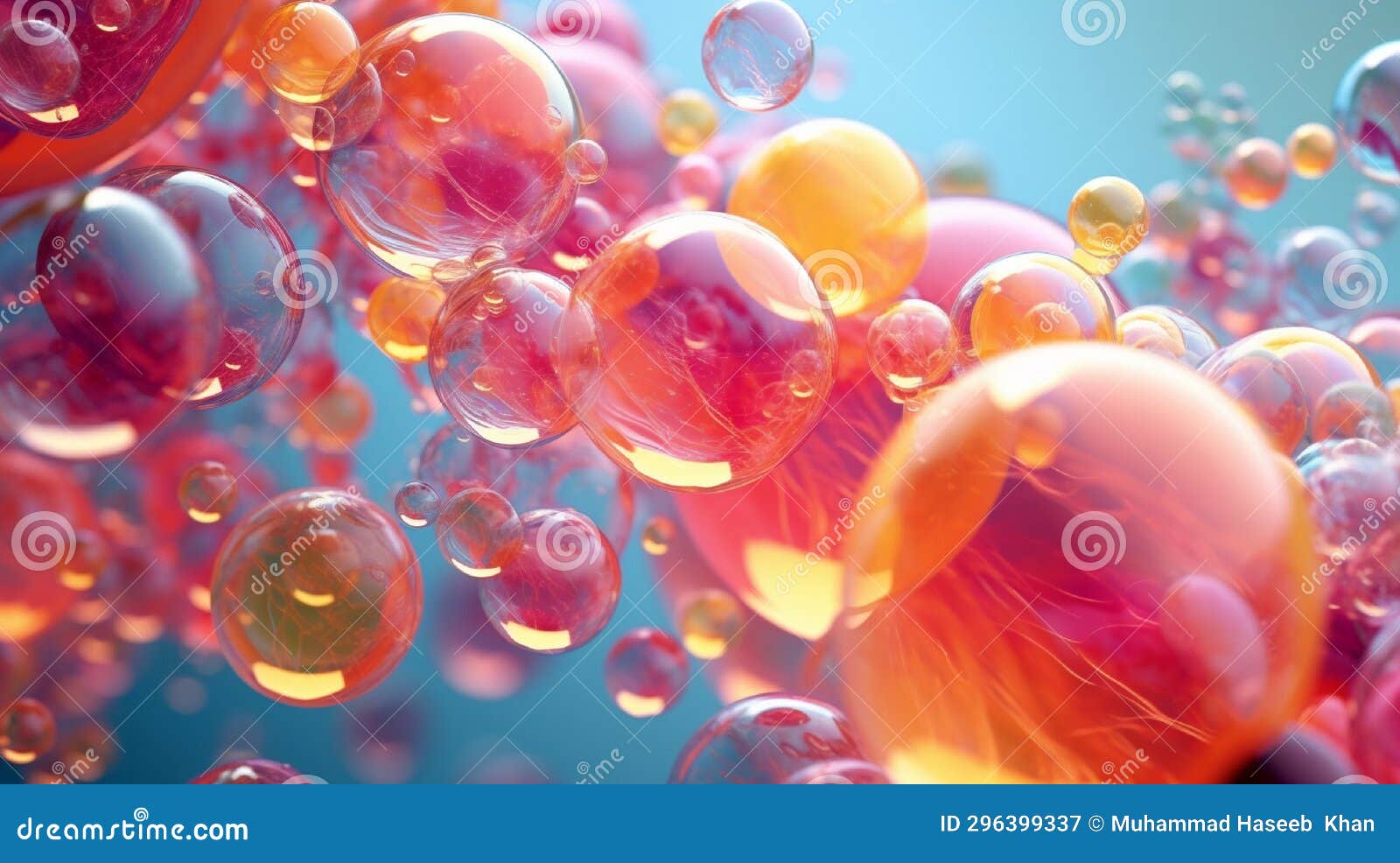Bubbles Design Clours Mix Beautiful Stock Illustration - Illustration ...
