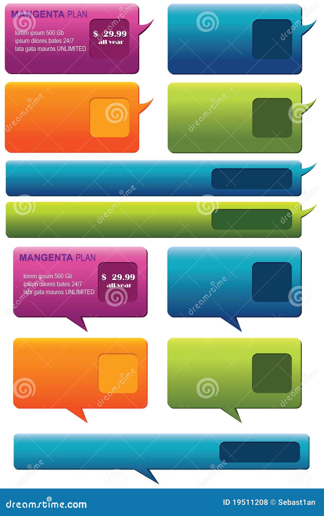 Bubbles elements stock vector. Illustration of banner - 19511208
