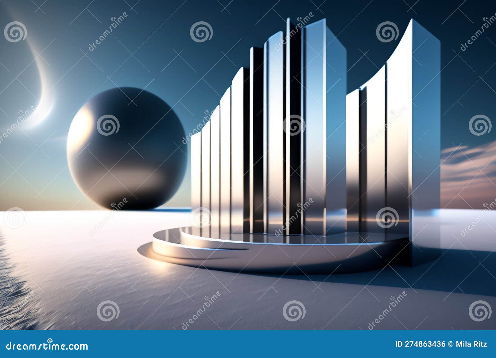 Bubbles Floating in a Room with a Light Shining on Them. Endless ...