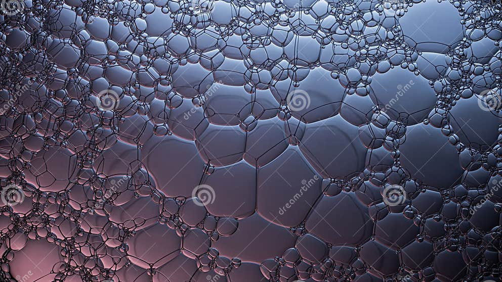 Bubbles Forming Intricate Patterns on a Surface with Gradient ...