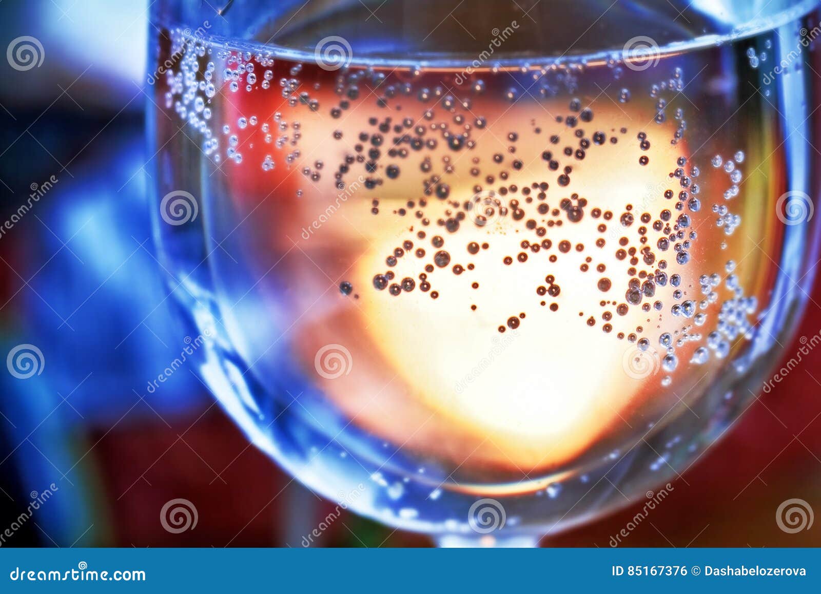 Bubbles in glass stock photo. Image of wine, drink, transparent - 85167376