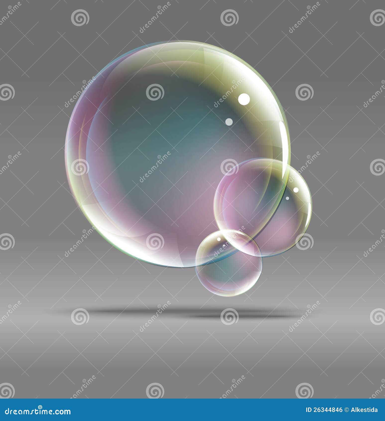 Bubbles on a Gray Background Stock Vector - Illustration of vector ...