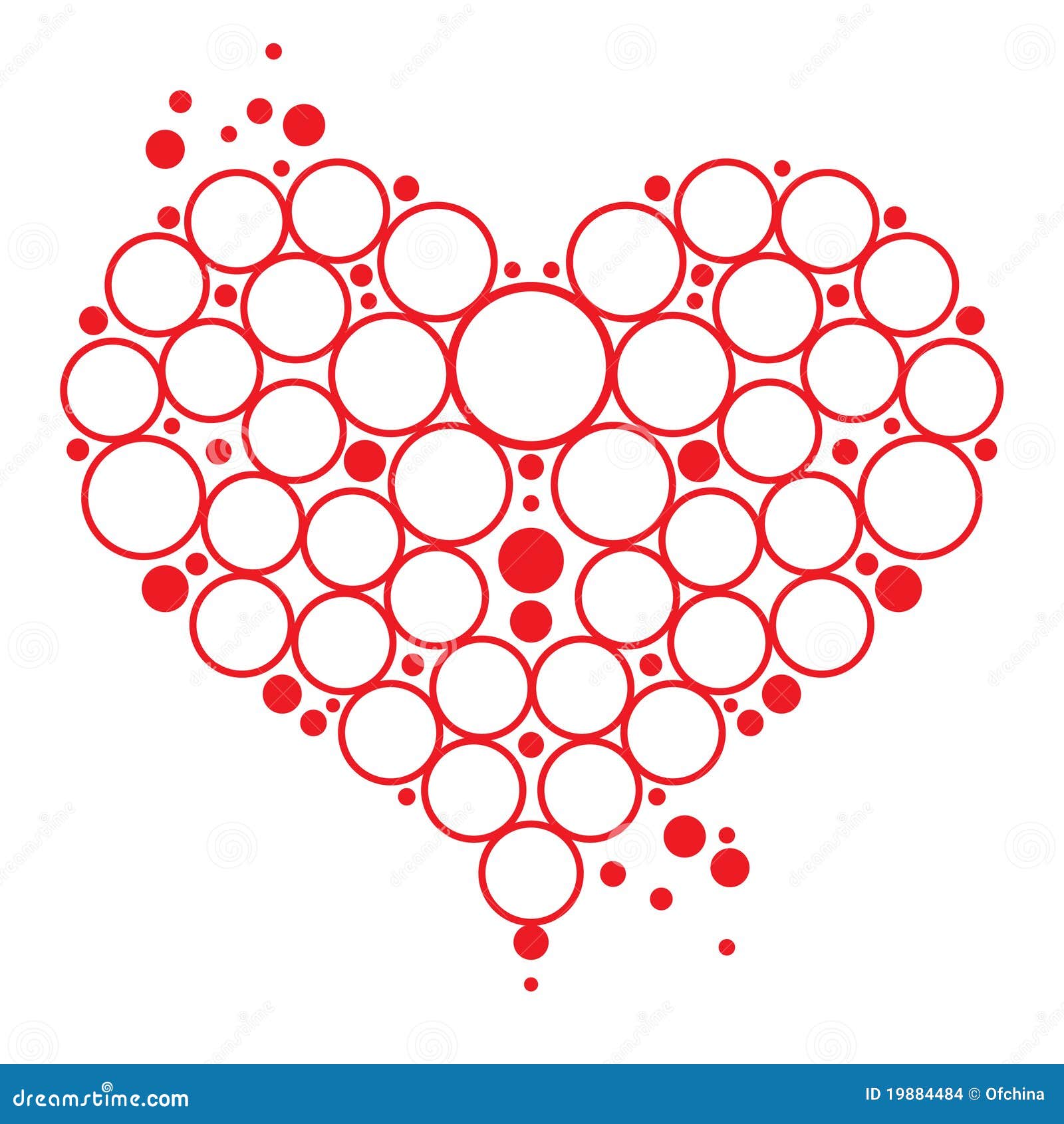 Bubbles Heart stock vector. Illustration of wedding, valentine - 19884484
