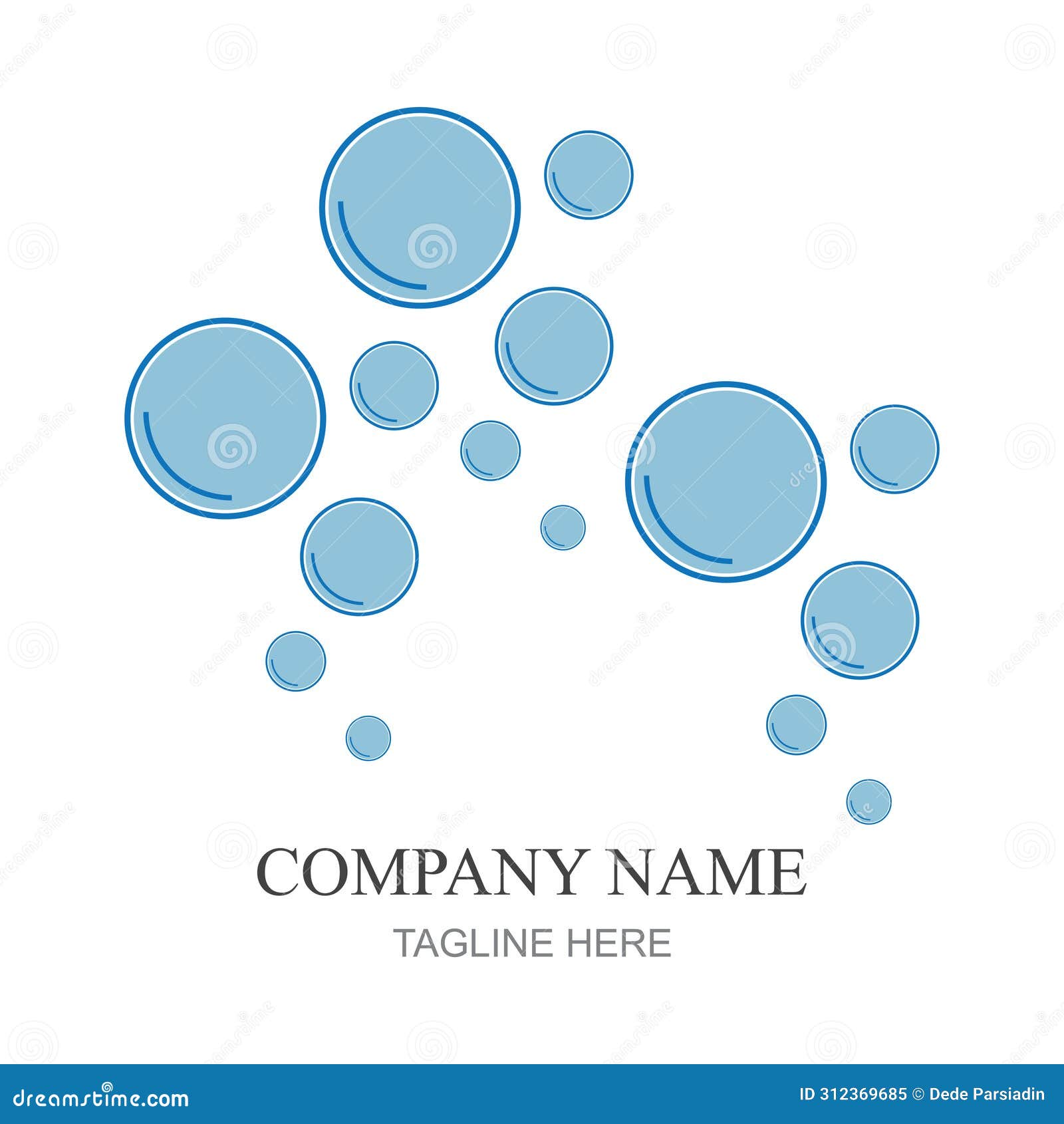 Bubbles Icon Vector Element Design Template Web Stock Vector ...