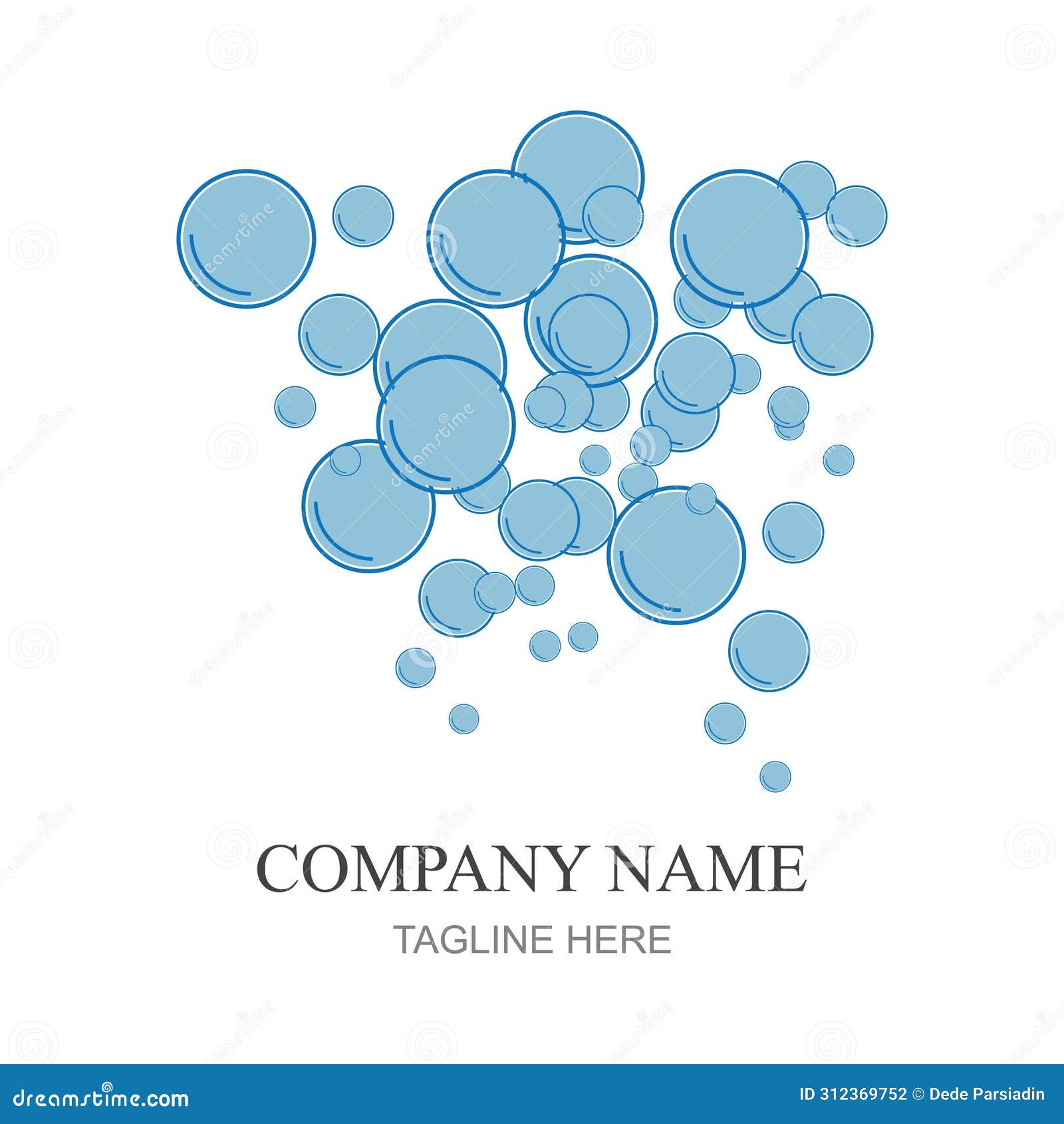 Bubbles Icon Vector Element Design Template Web Stock Vector ...