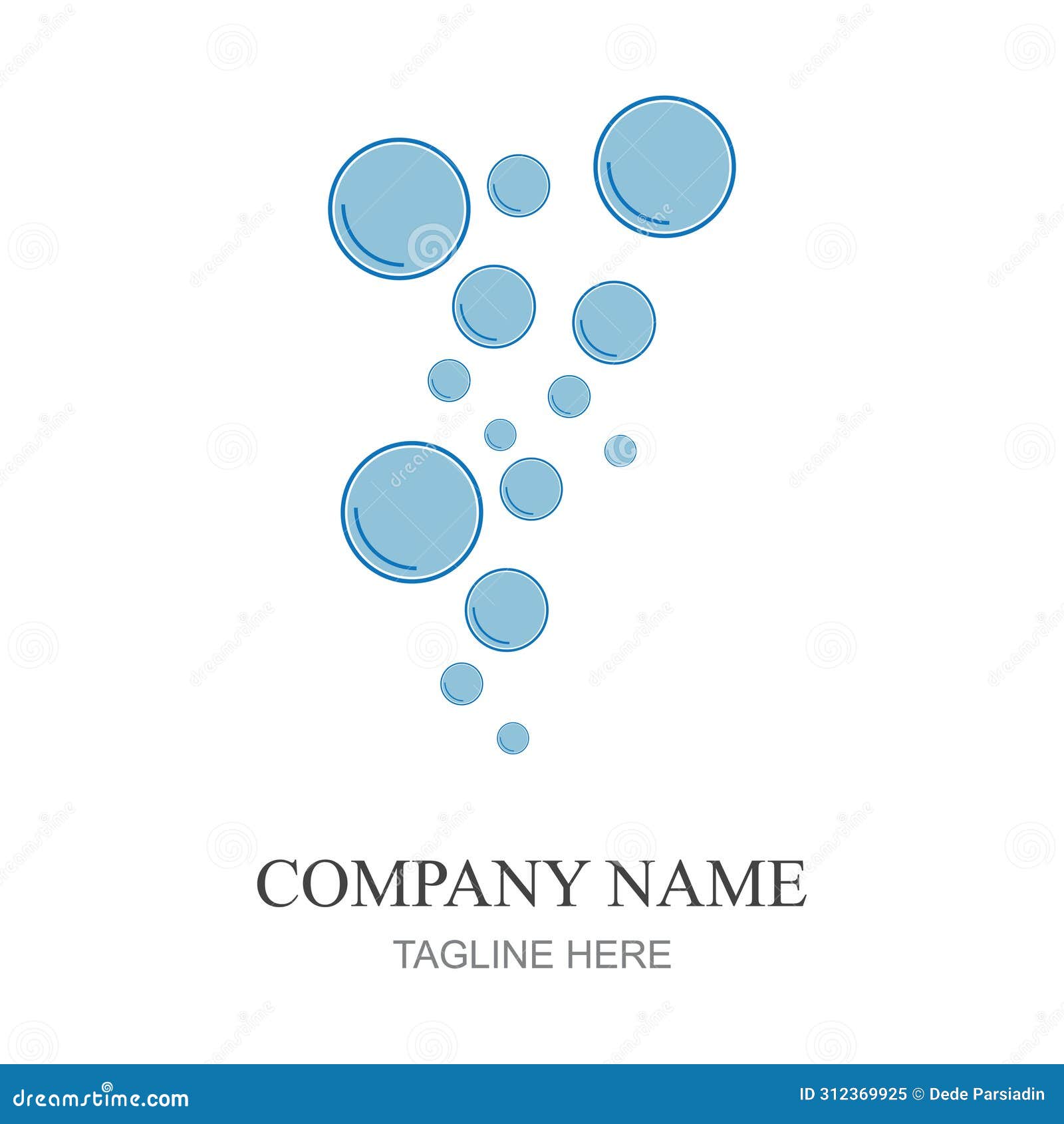 Bubbles Icon Vector Element Design Template Web Stock Vector ...