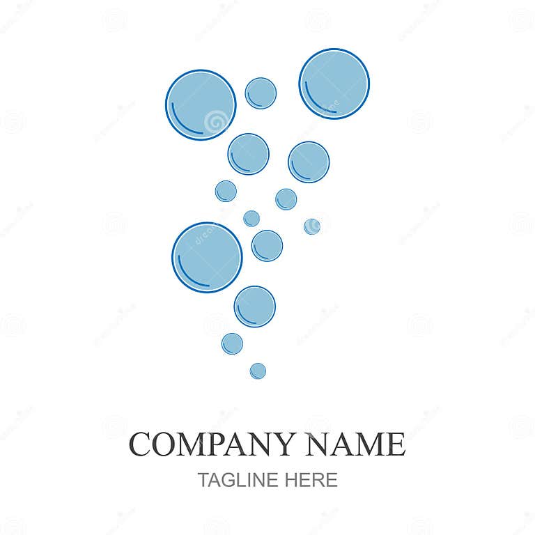 Bubbles Icon Vector Element Design Template Web Stock Vector ...