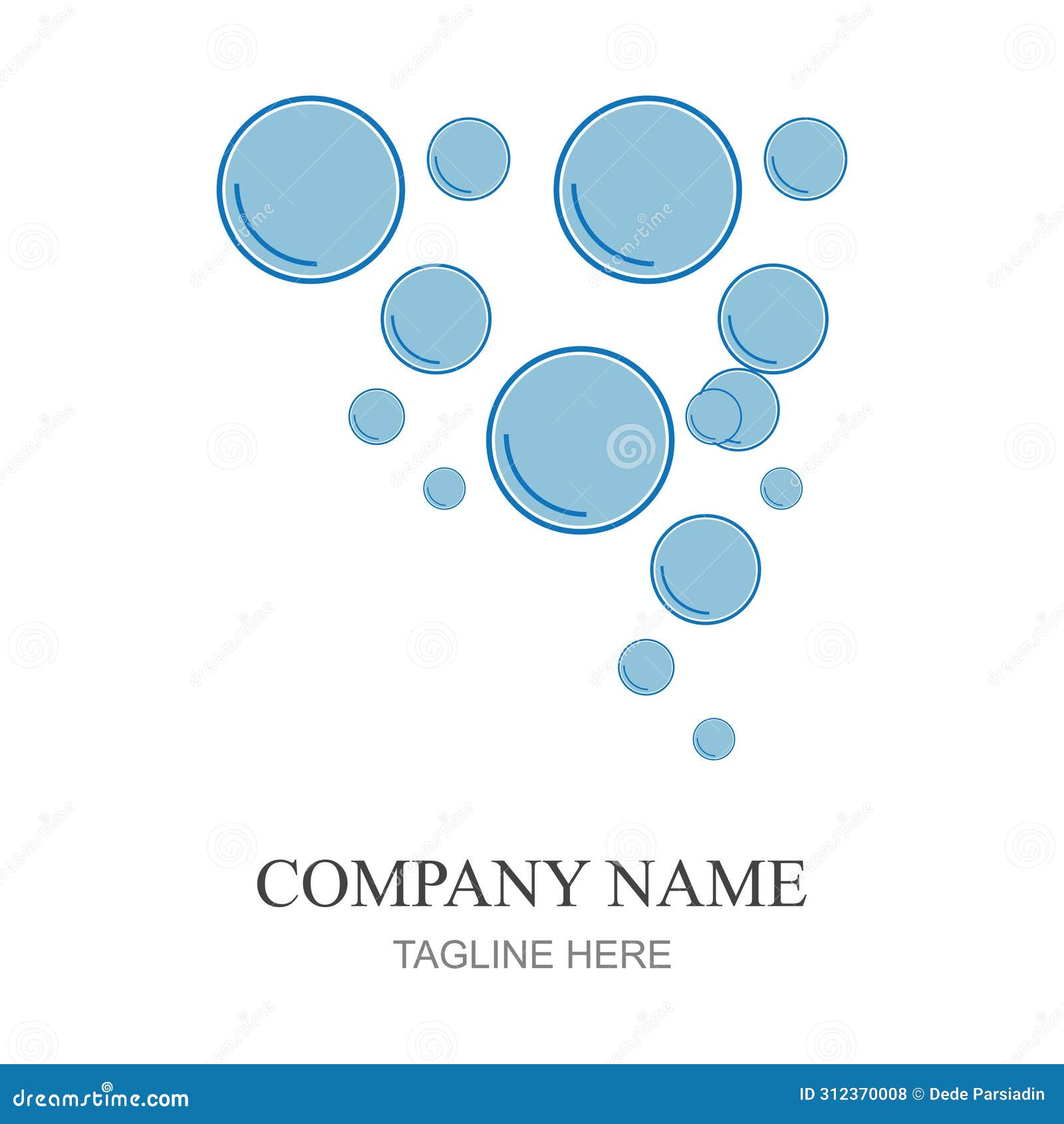 Bubbles Icon Vector Element Design Template Web Stock Vector ...