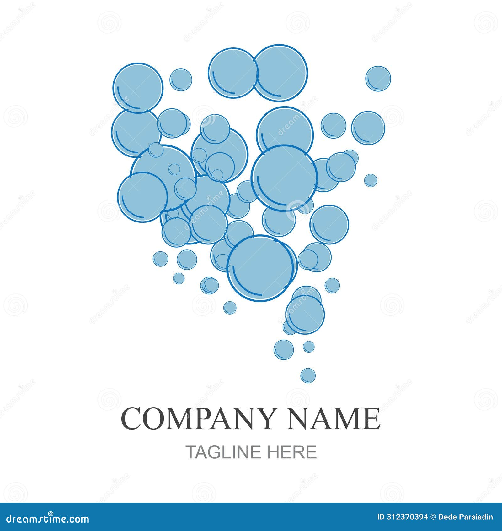 Bubbles Icon Vector Element Design Template Web Stock Vector ...