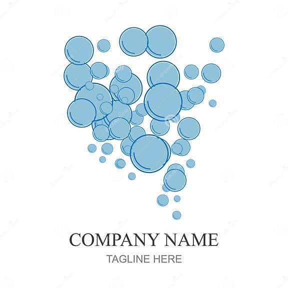 Bubbles Icon Vector Element Design Template Web Stock Vector ...