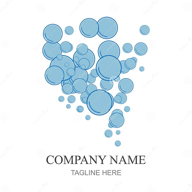 Bubbles Icon Vector Element Design Template Web Stock Vector ...