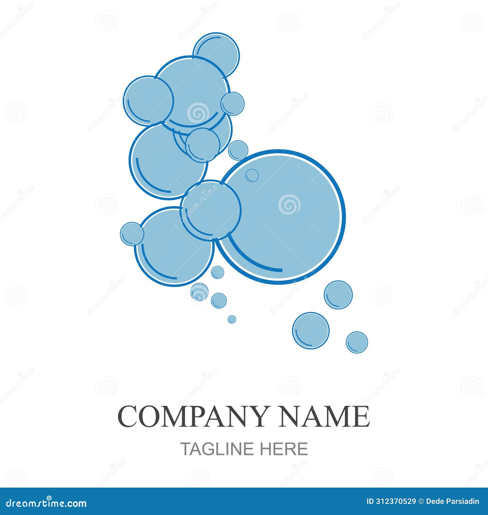 Bubbles Icon Vector Element Design Template Web Stock Vector ...