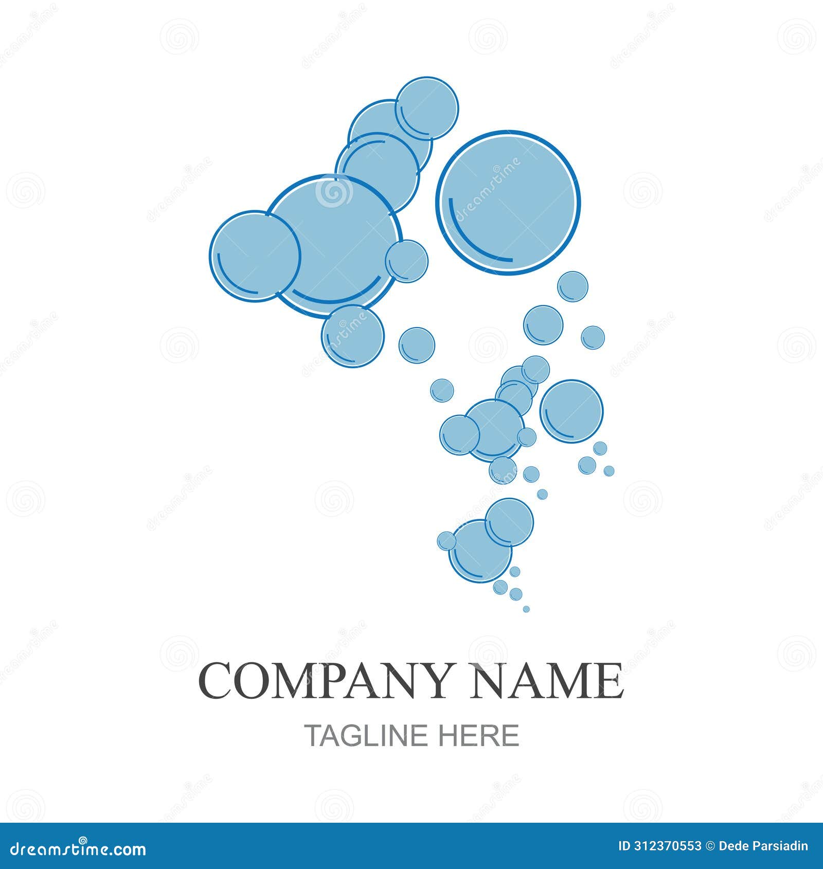 Bubbles Icon Vector Element Design Template Web Stock Vector ...