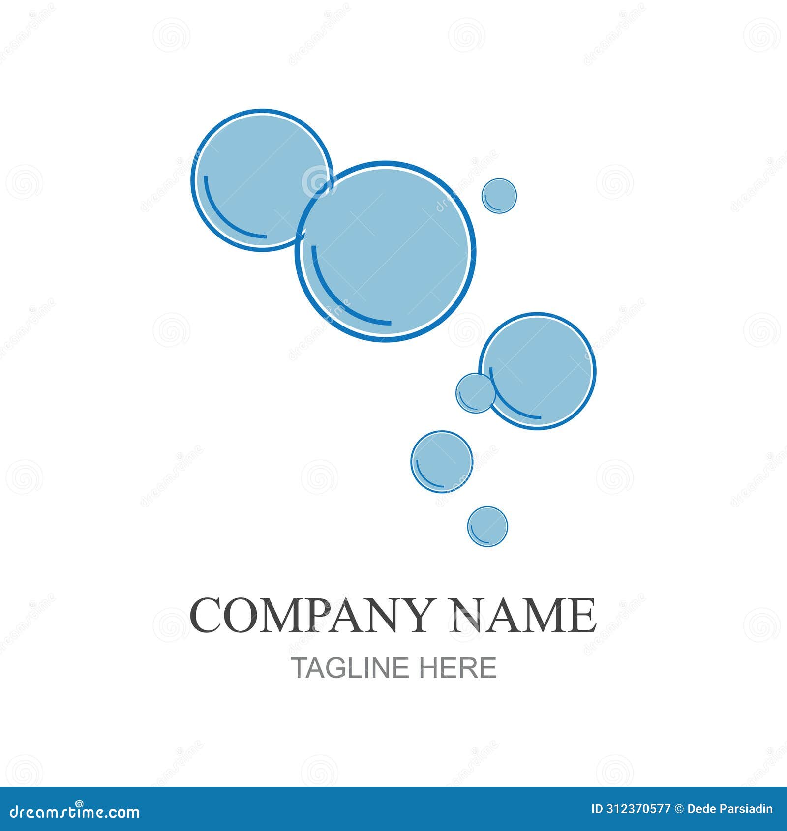 Bubbles Icon Vector Element Design Template Web Stock Vector ...