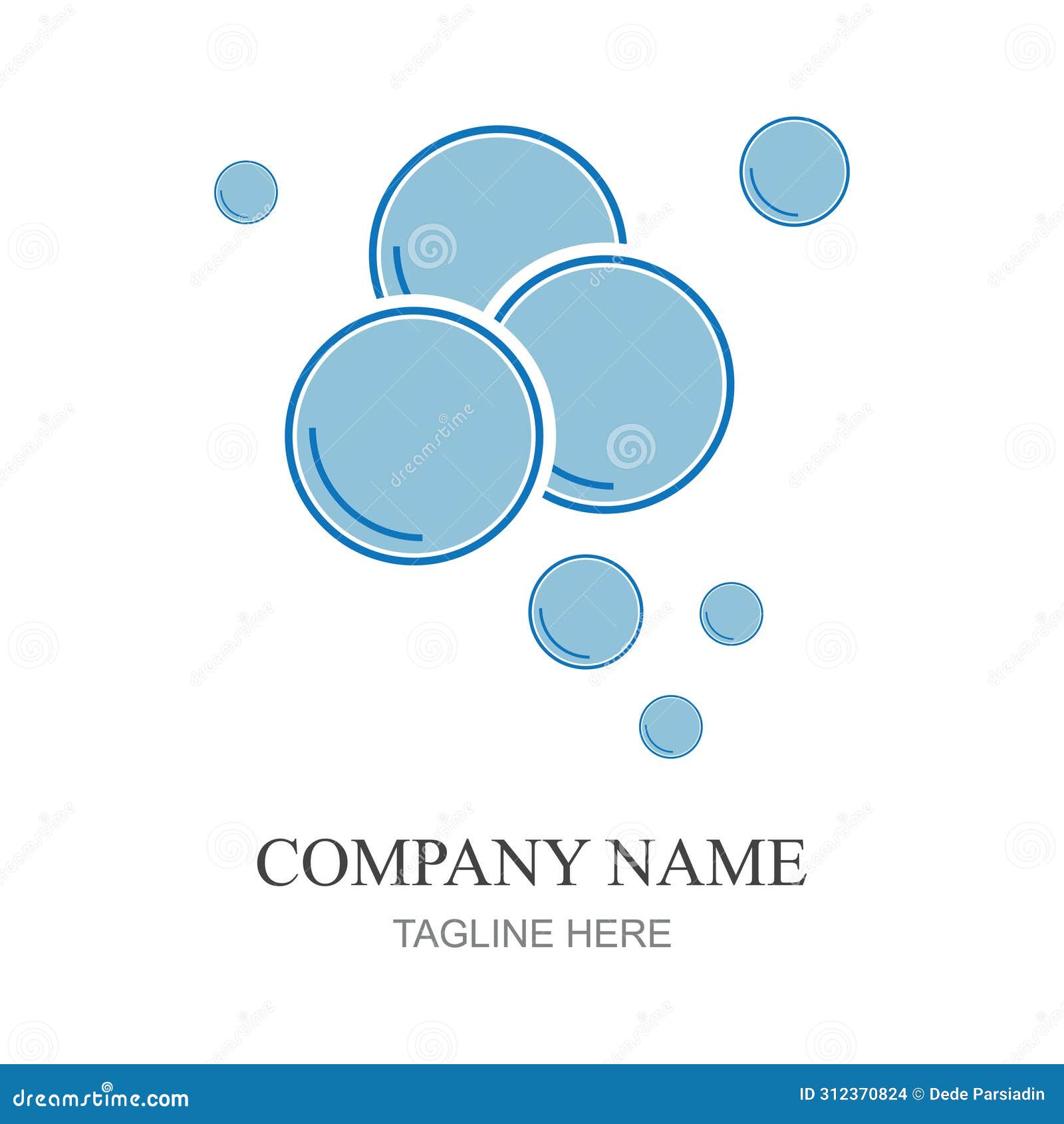 Bubbles Icon Vector Element Design Template Web Stock Vector ...