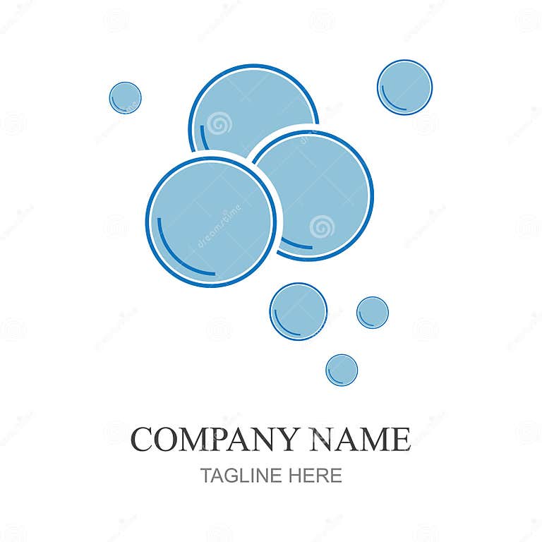 Bubbles Icon Vector Element Design Template Web Stock Vector ...