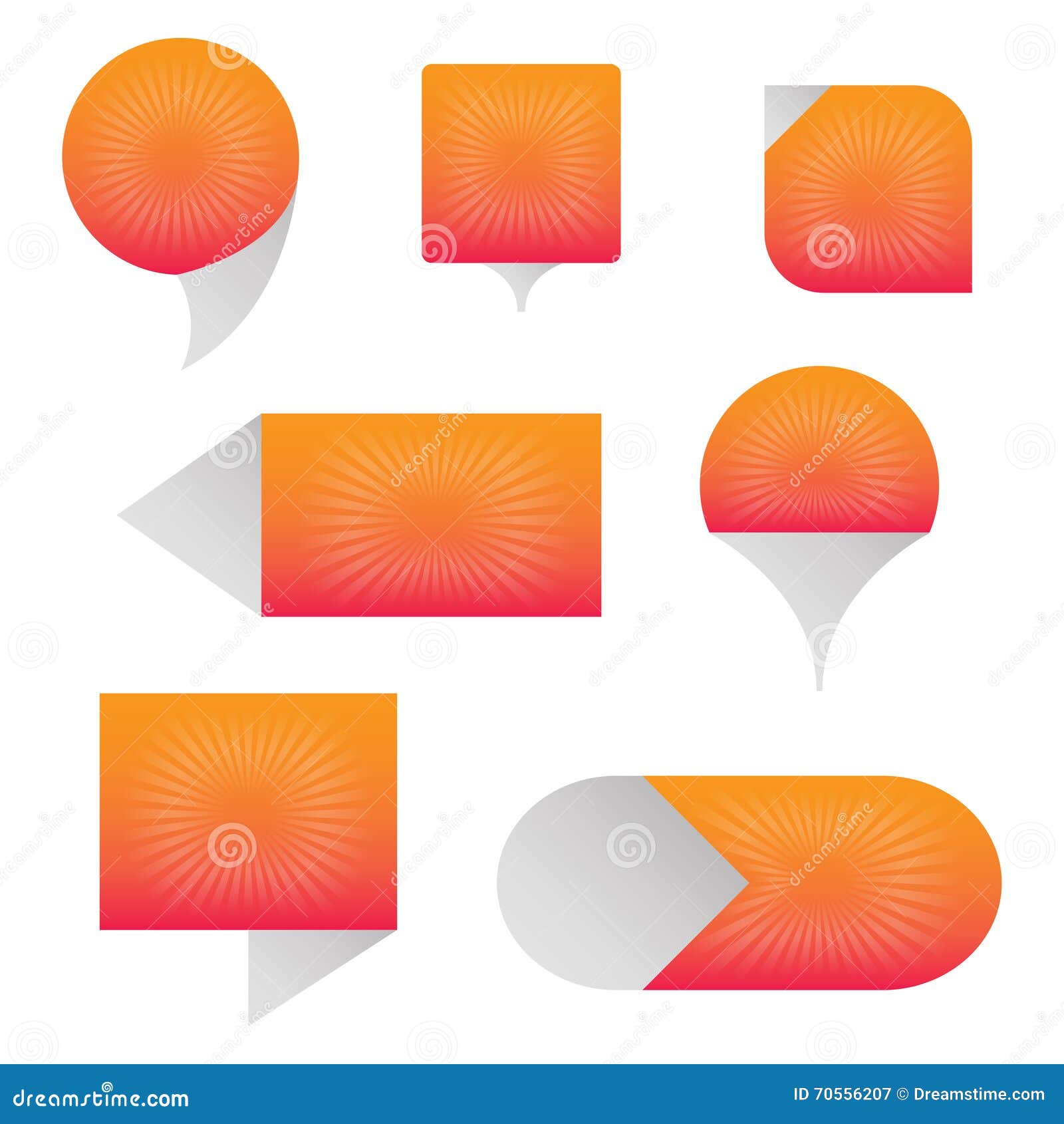 Bubbles icons stock vector. Illustration of start, colours - 70556207