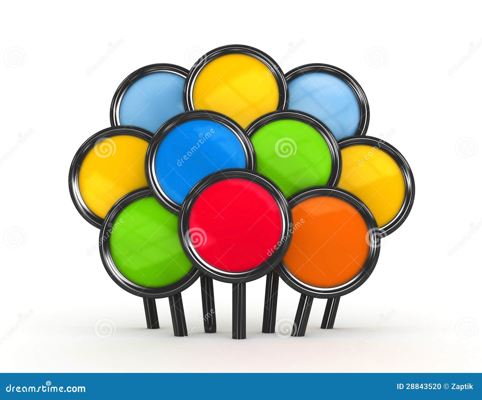 Bubbles of information stock illustration. Illustration of color - 28843520