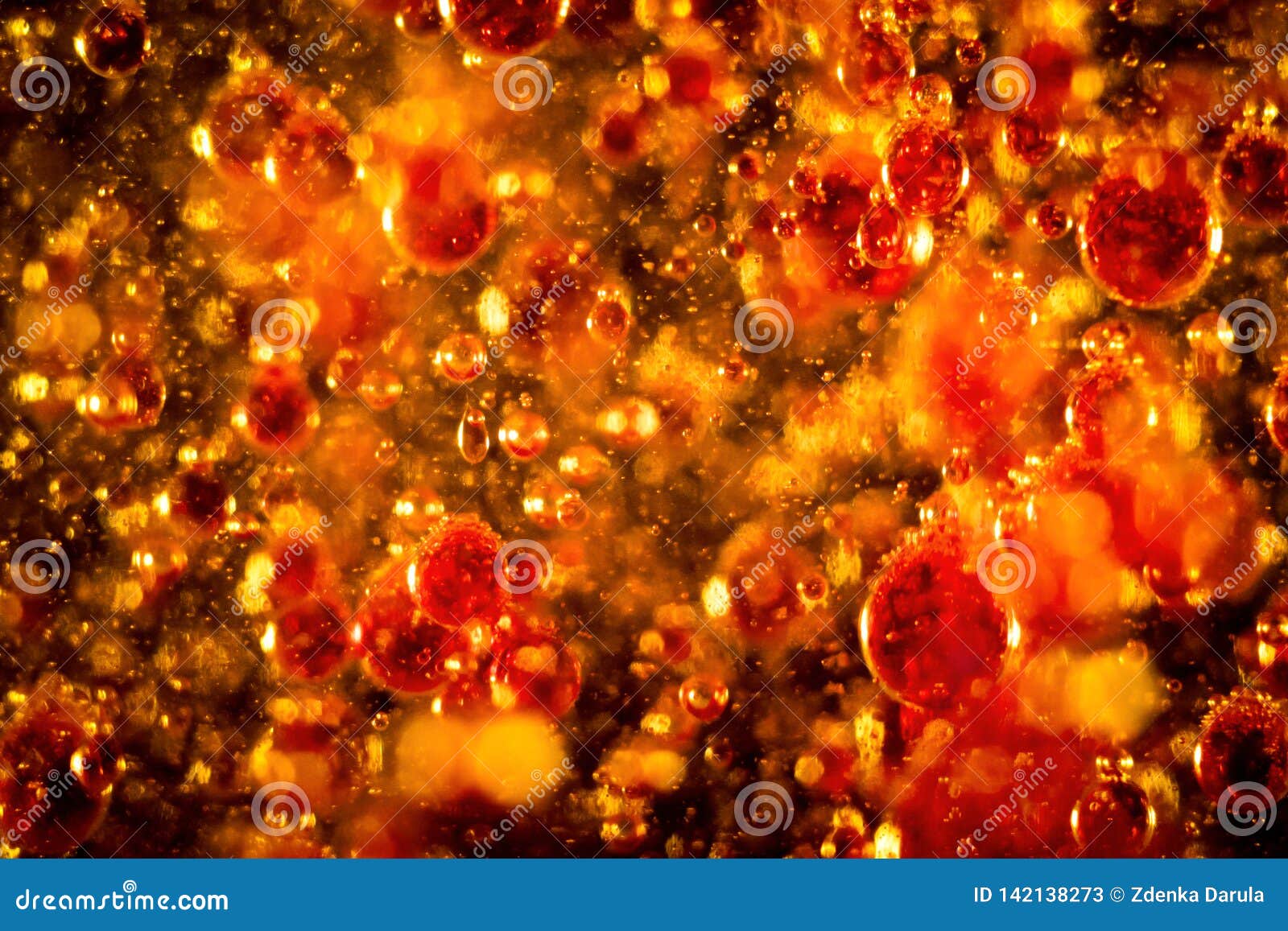Bubbles in Liquid Colorful Abstract Stock Image - Image of beautiful ...