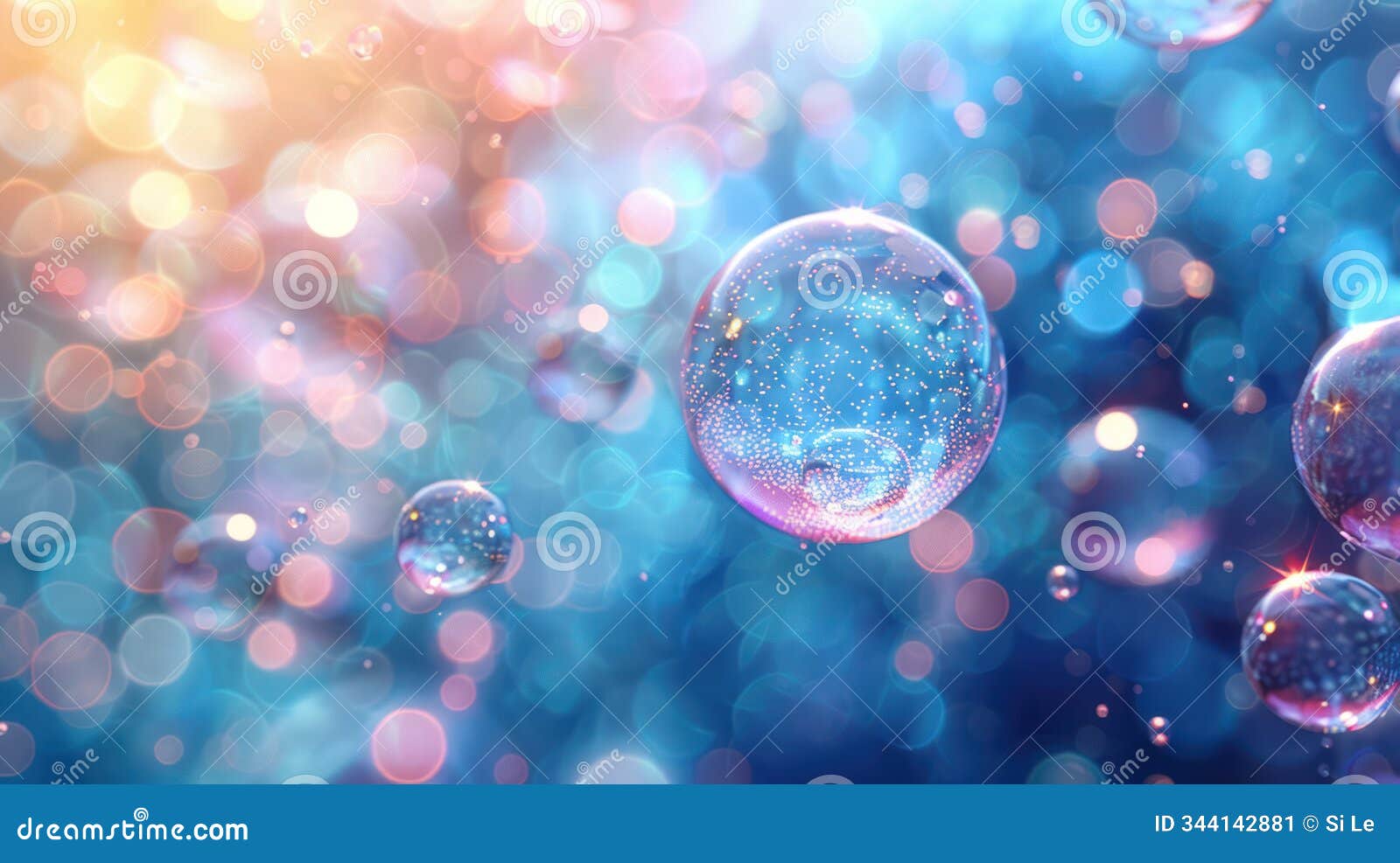 Bubbles Motion Background Design - Abstract 3D Render Animation ...