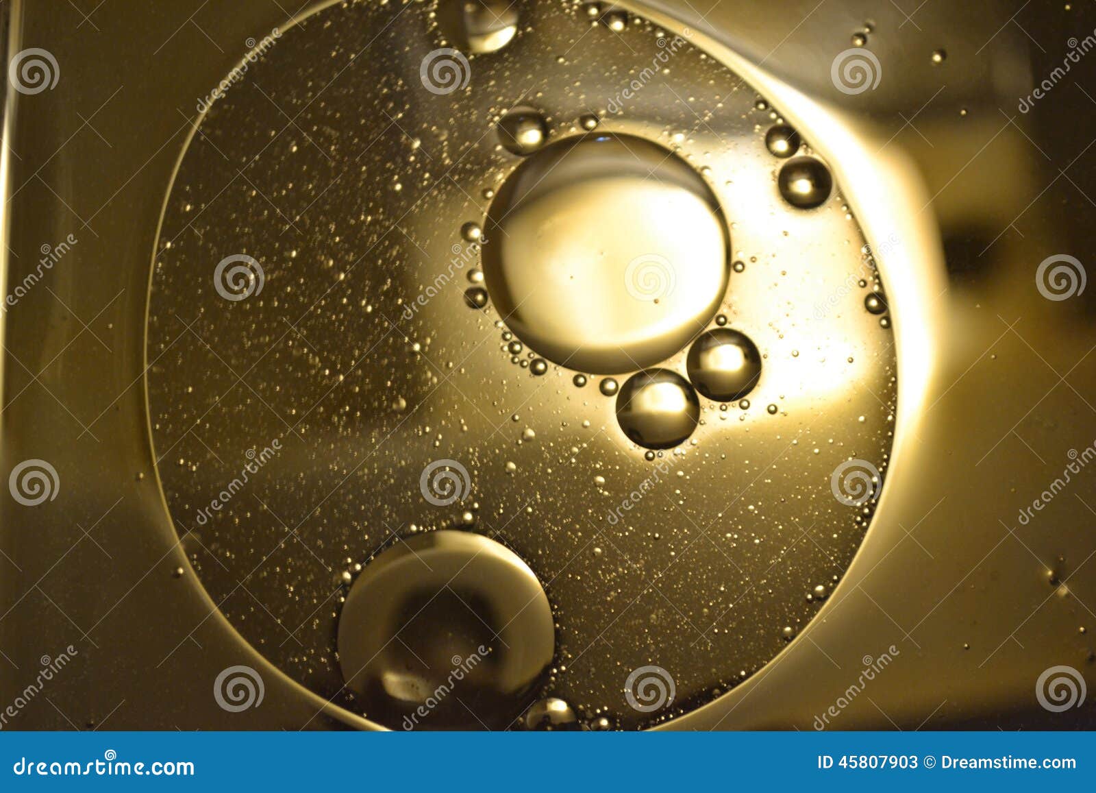 Bubbles of oil stock image. Image of water, artistic - 45807903