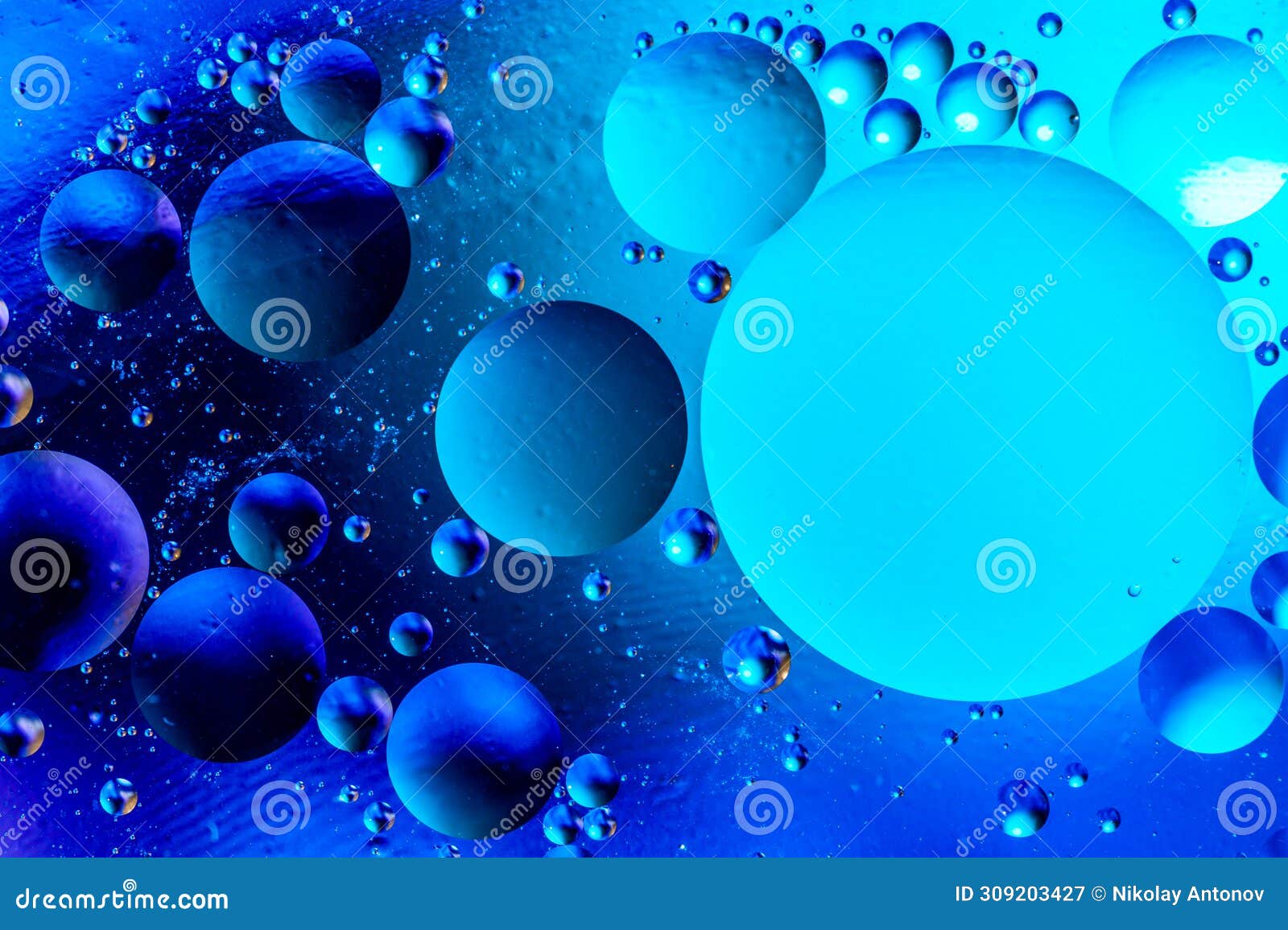 Bubbles of Oxygen in Water. Water Structure Stock Image - Image of wave ...