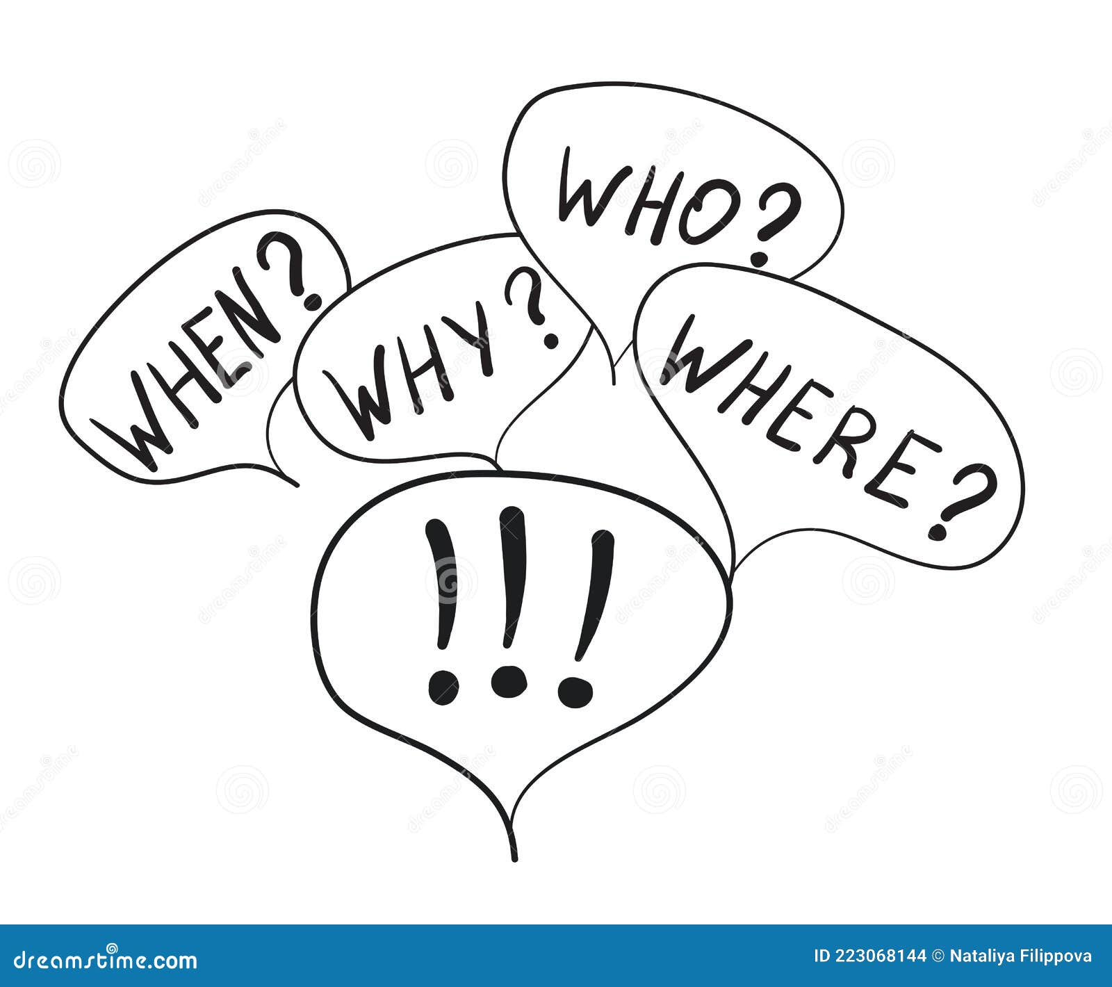 Bubbles with questions stock vector. Illustration of help - 223068144 Bubbles with questions stock vector. Illustration of help - 223068144