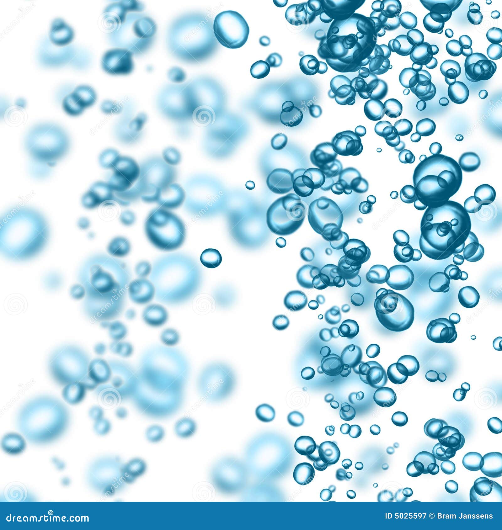 Air Bubbles Rising Up Underwater. Fizzy Drink Carbonated Sparkling ...