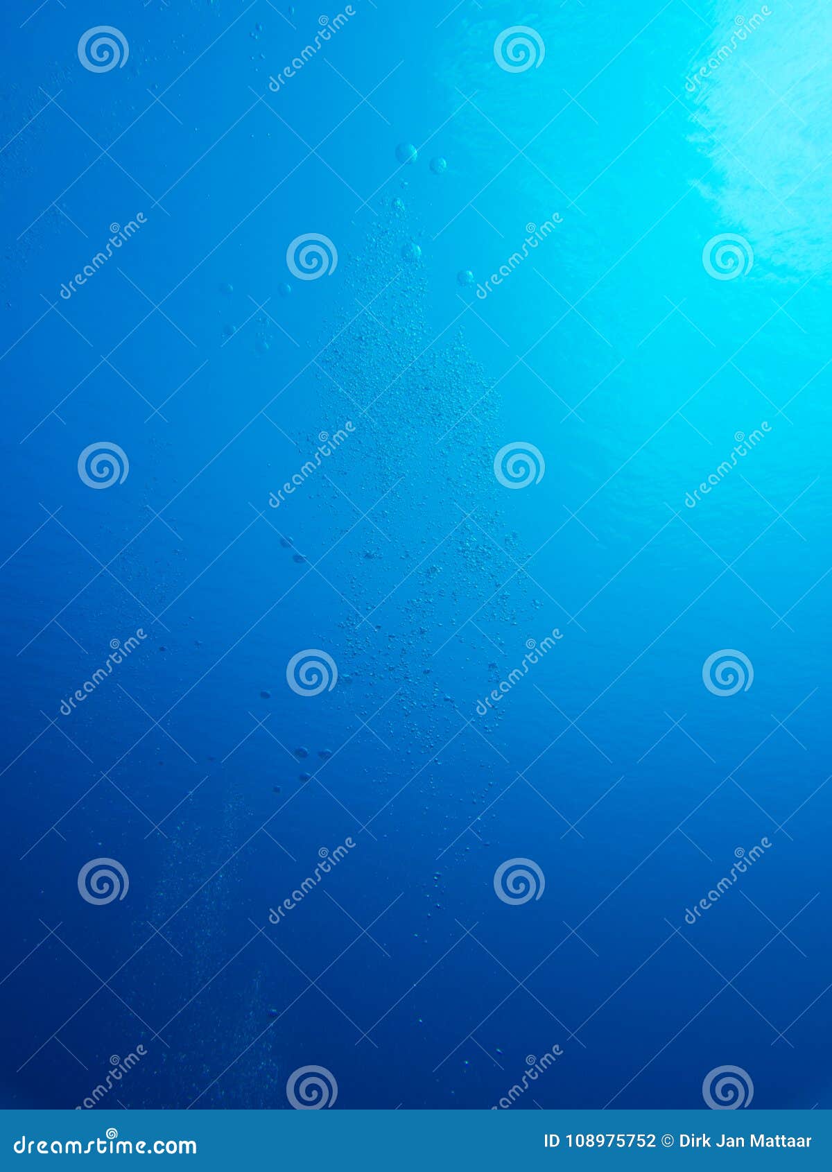 Bubbles from a Scuba diver stock photo. Image of natural - 108975752