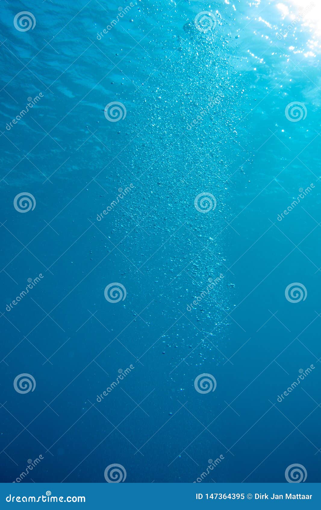 Bubbles from a Scuba diver stock image. Image of nature - 147364395