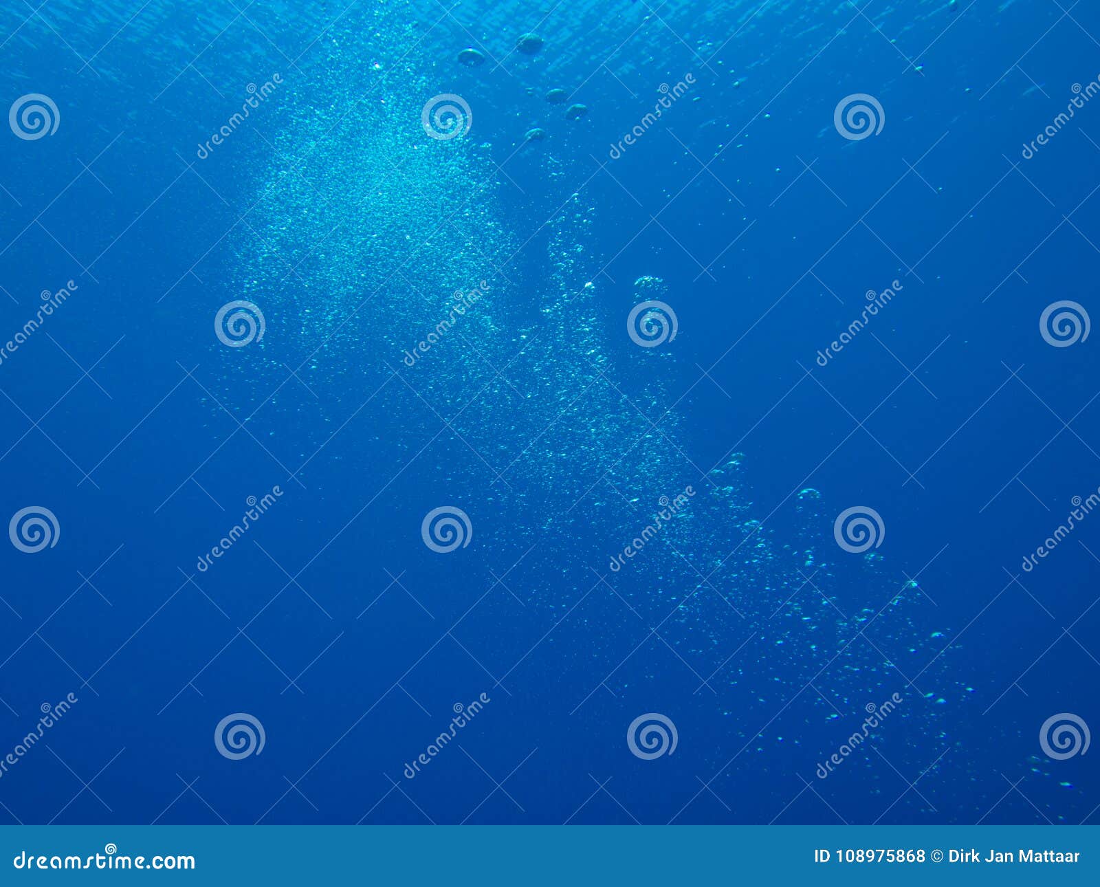 Bubbles from a Scuba diver stock photo. Image of phenomenon - 108975868
