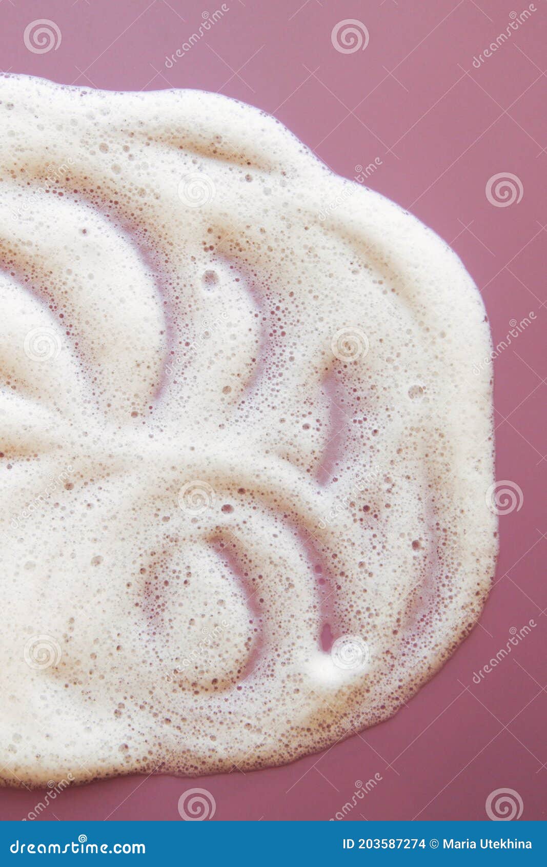 The Bubbles of the Shampoo. Texture and Background for the Magazine ...