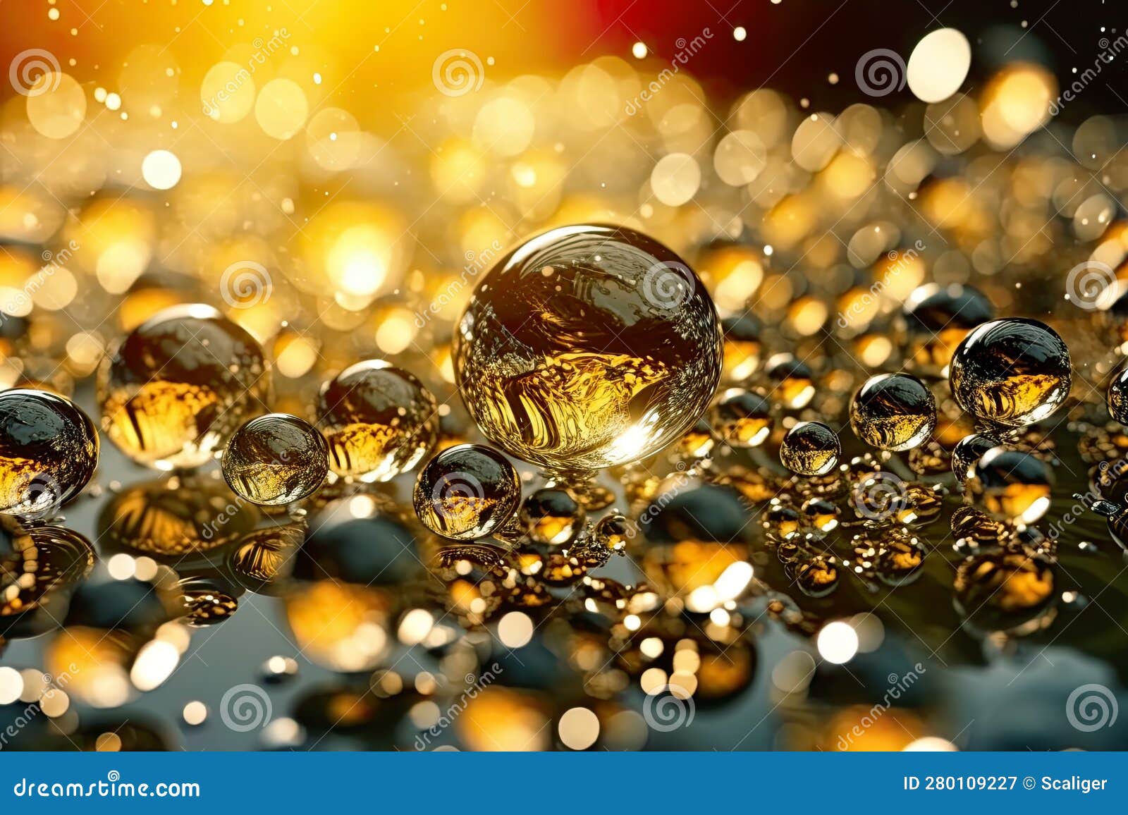 Bubbles, Spheres and Light, Abstract Colorful Texture Background ...