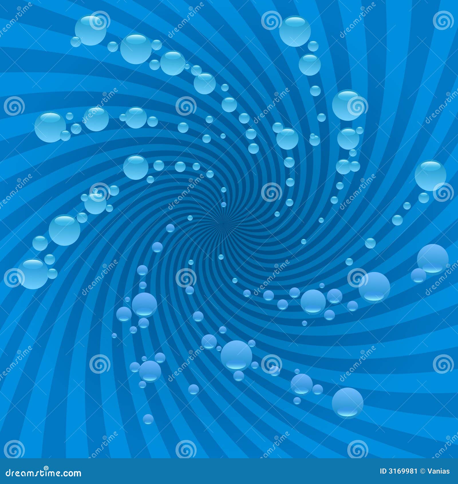 Bubbles under water stock vector. Illustration of flowing - 3169981