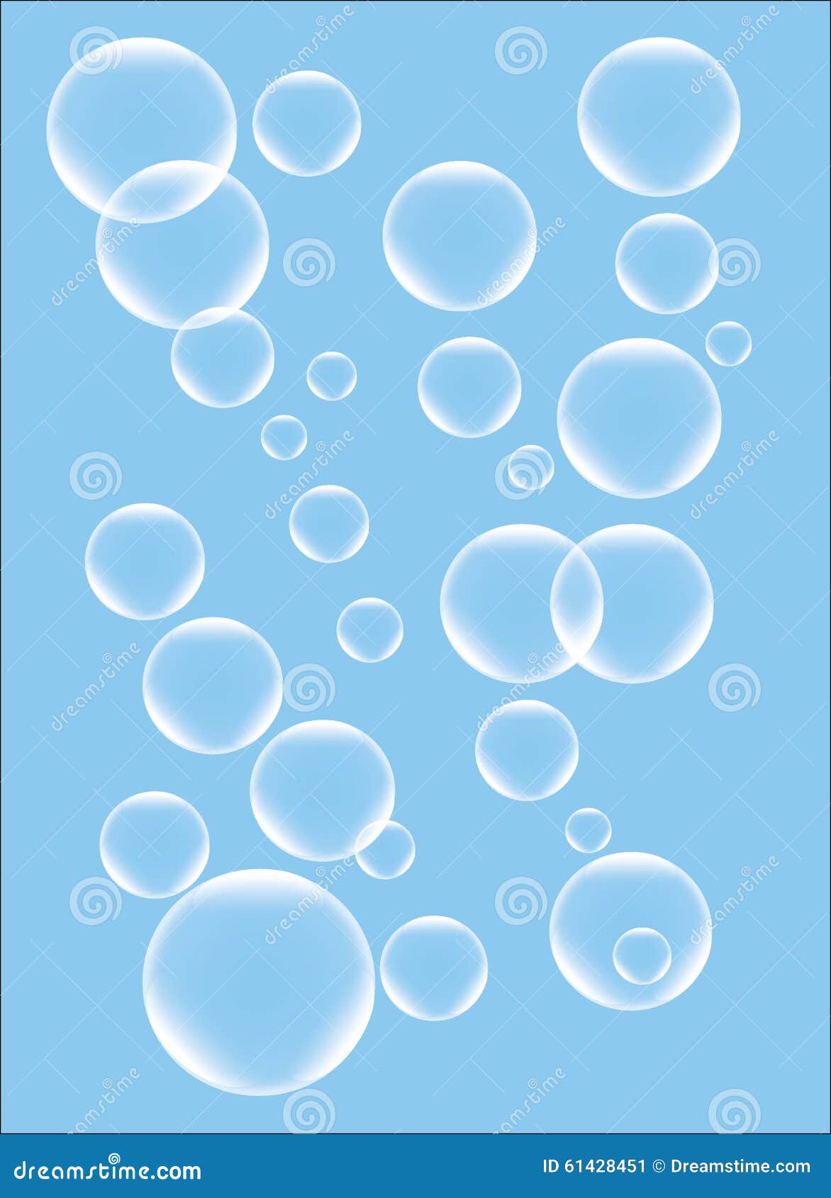 Bubbles stock vector. Illustration of editable, round - 61428451
