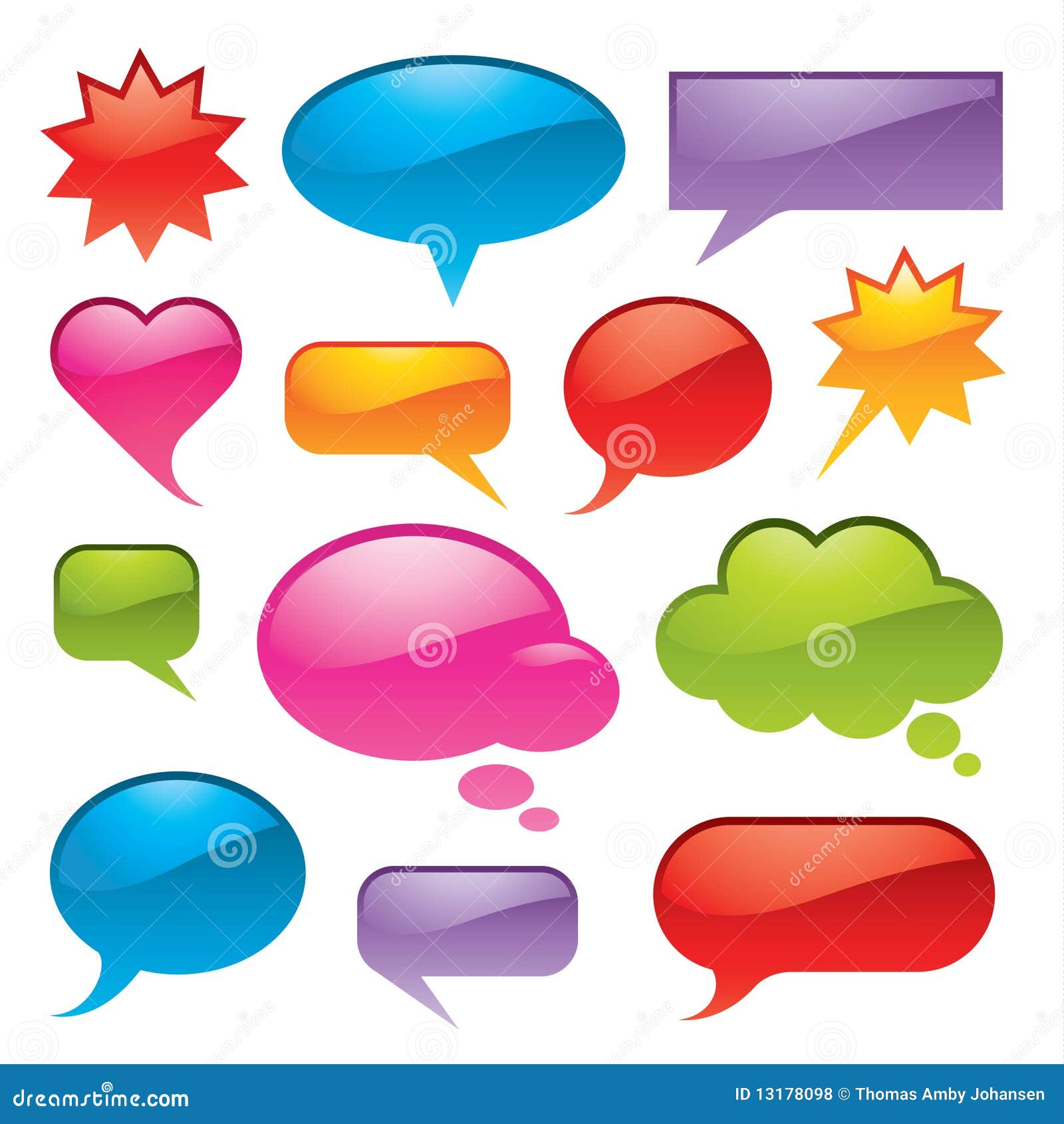 Bubbles in Various Shapes and Colors Stock Vector - Illustration of ...