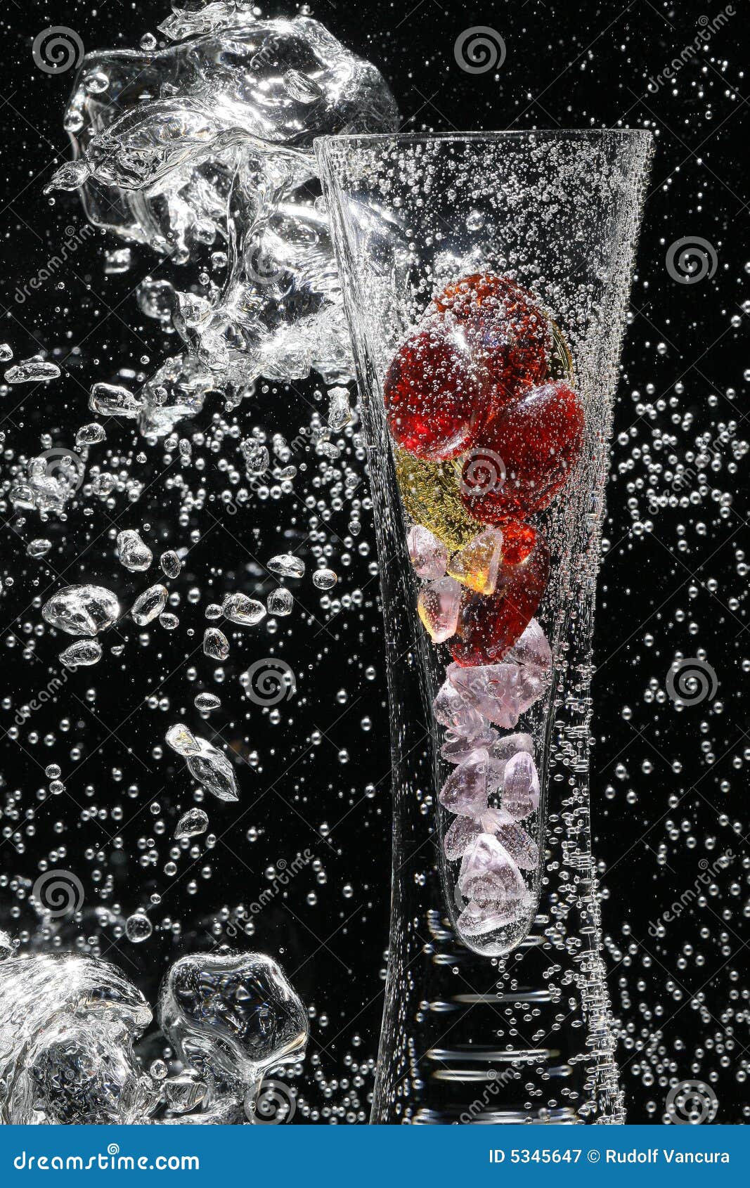 Bubbles and Vase stock image. Image of unique, glass, black - 5345647
