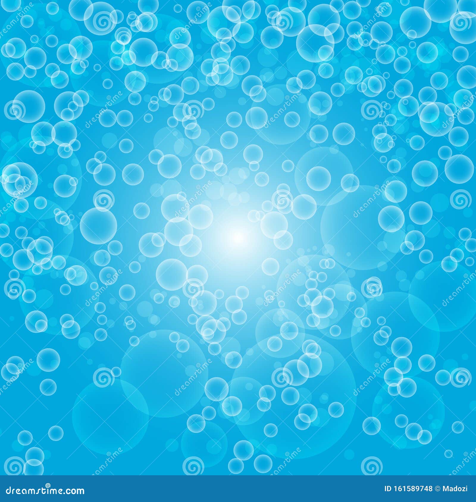Bubbles in Water Background Pattern Stock Vector - Illustration of foam ...