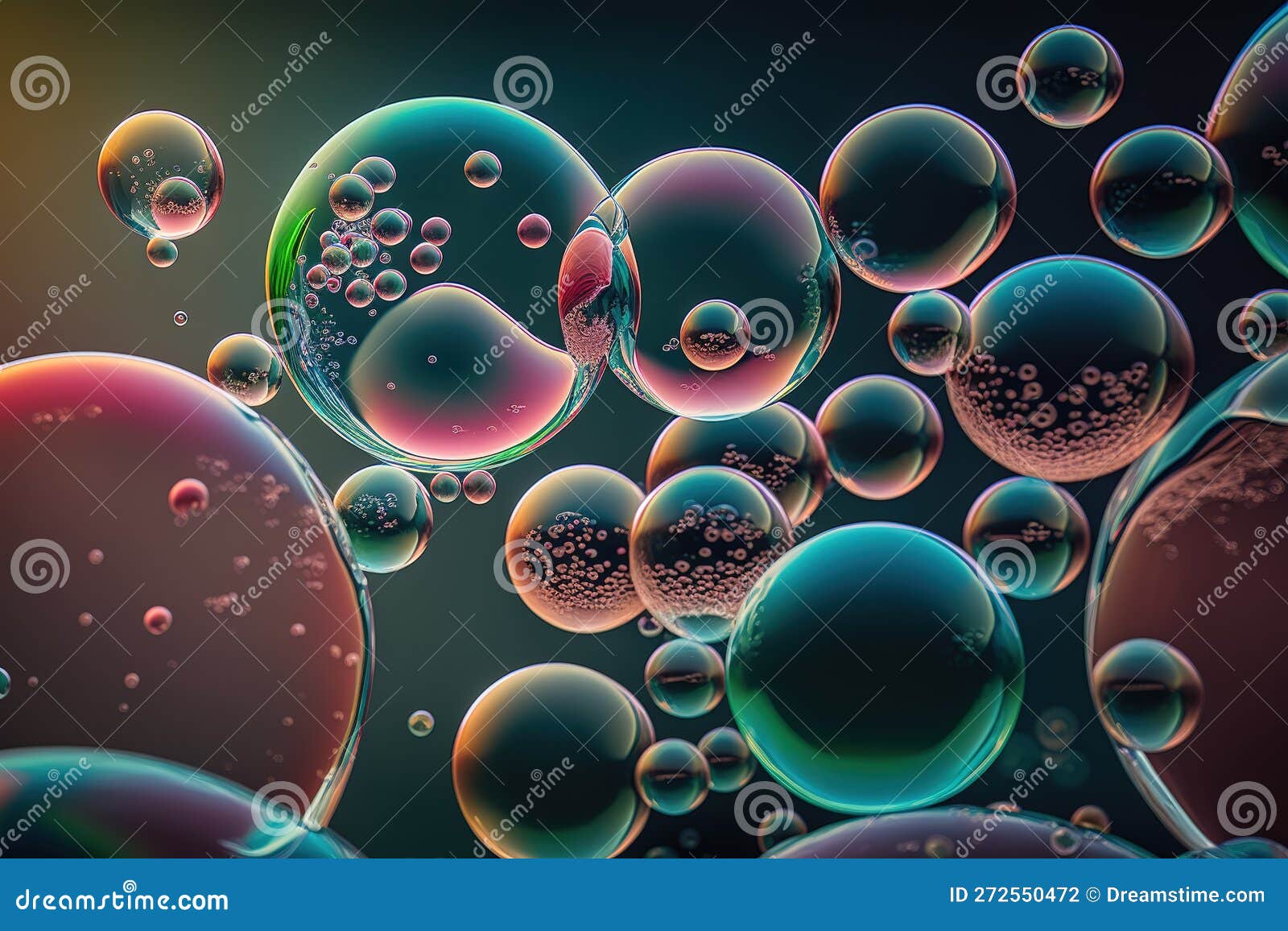 Bubbles Water Drop Background. Stock Illustration - Illustration of ...